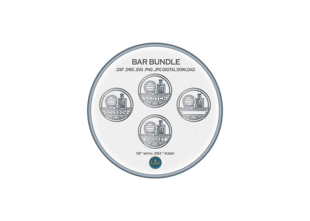 Bar Sign Dxf File for Cnc Plasma Cutting, Personalized Bar Svg Files ...