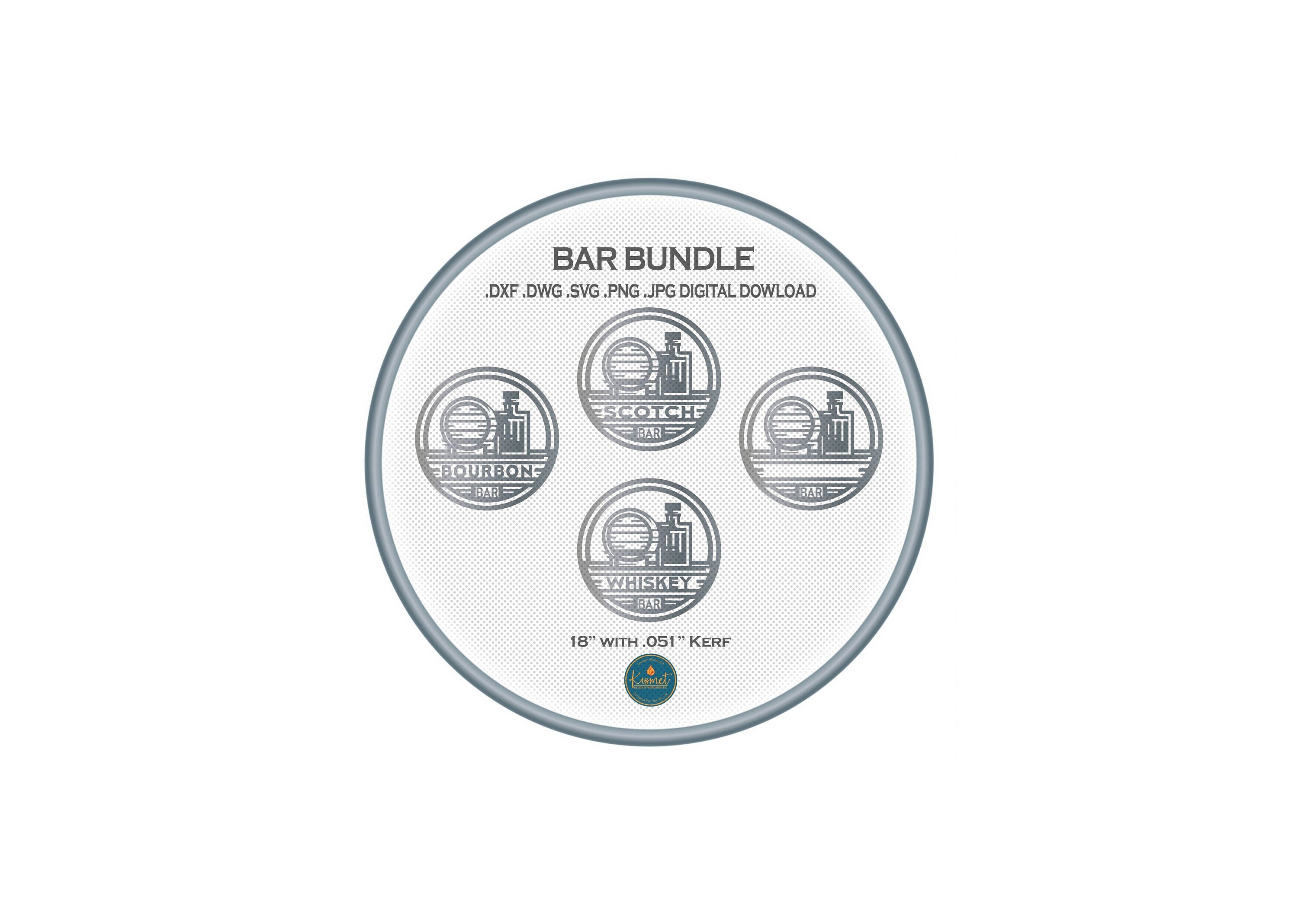 Bar Sign Dxf File for Cnc Plasma Cutting, Personalized Bar Svg Files ...