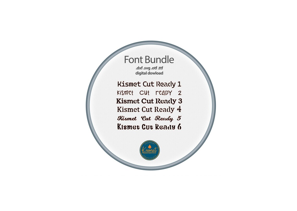 Font Bundle Svg Files for Cnc, Script Font Ttf Digital Download, Serif ...