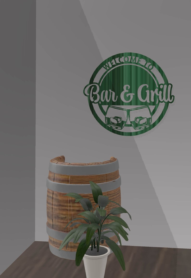 Bar Grill Dxf Files for Cnc Plasma Cutting, Grill Svg Files for Laser ...