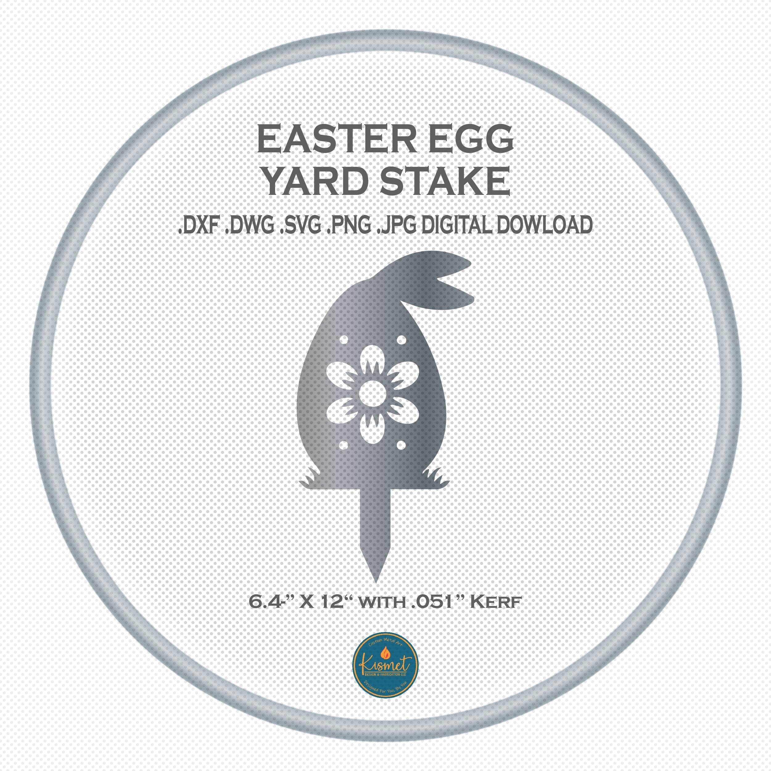 Easter Lawn Decor Dxf File for Cnc Plasma Cutting Yard Signs, Easter ...