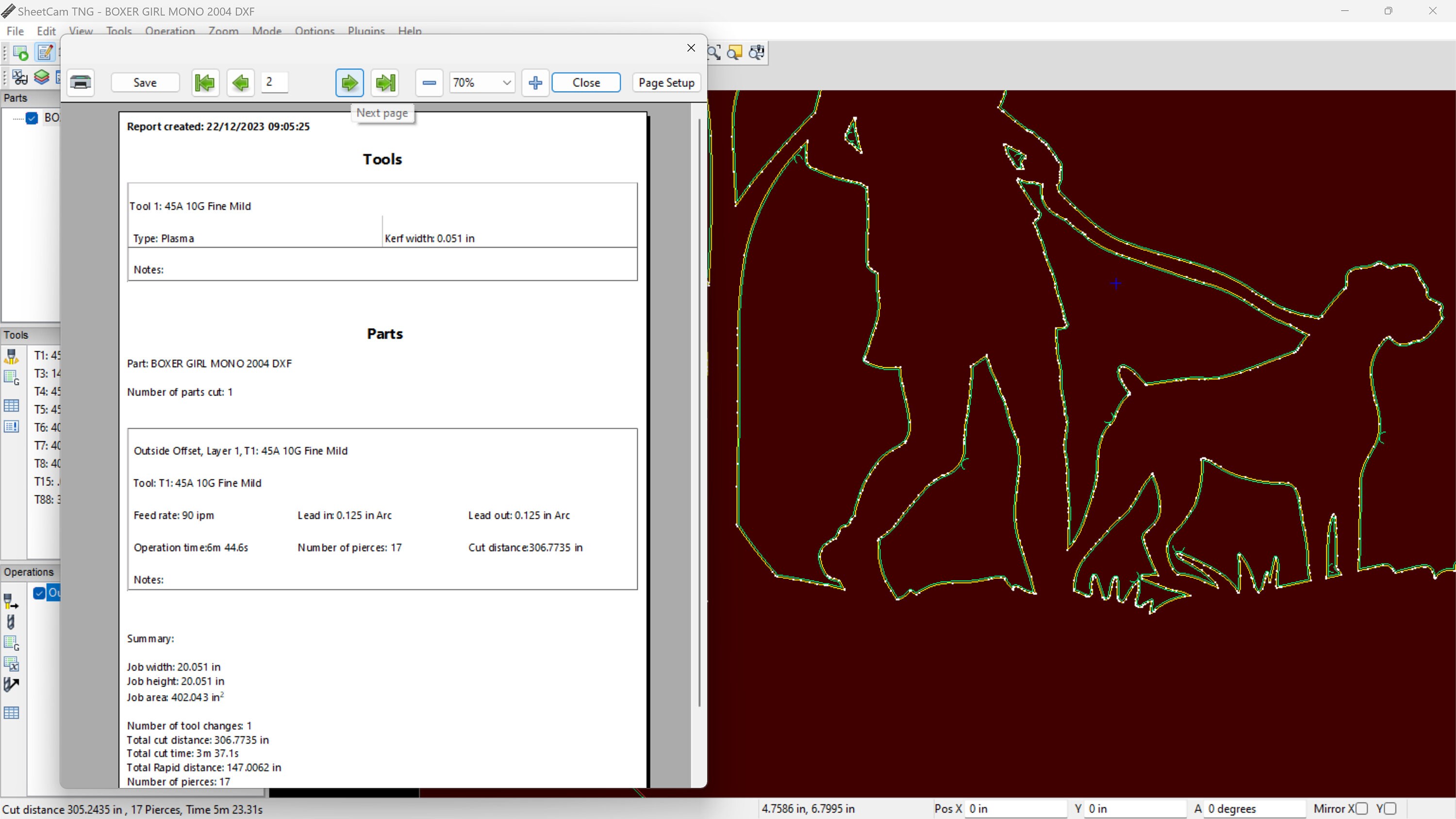 Personalized Boxer Dog Gift Dxf Files for Cnc Plasma Cutting, Girl With ...