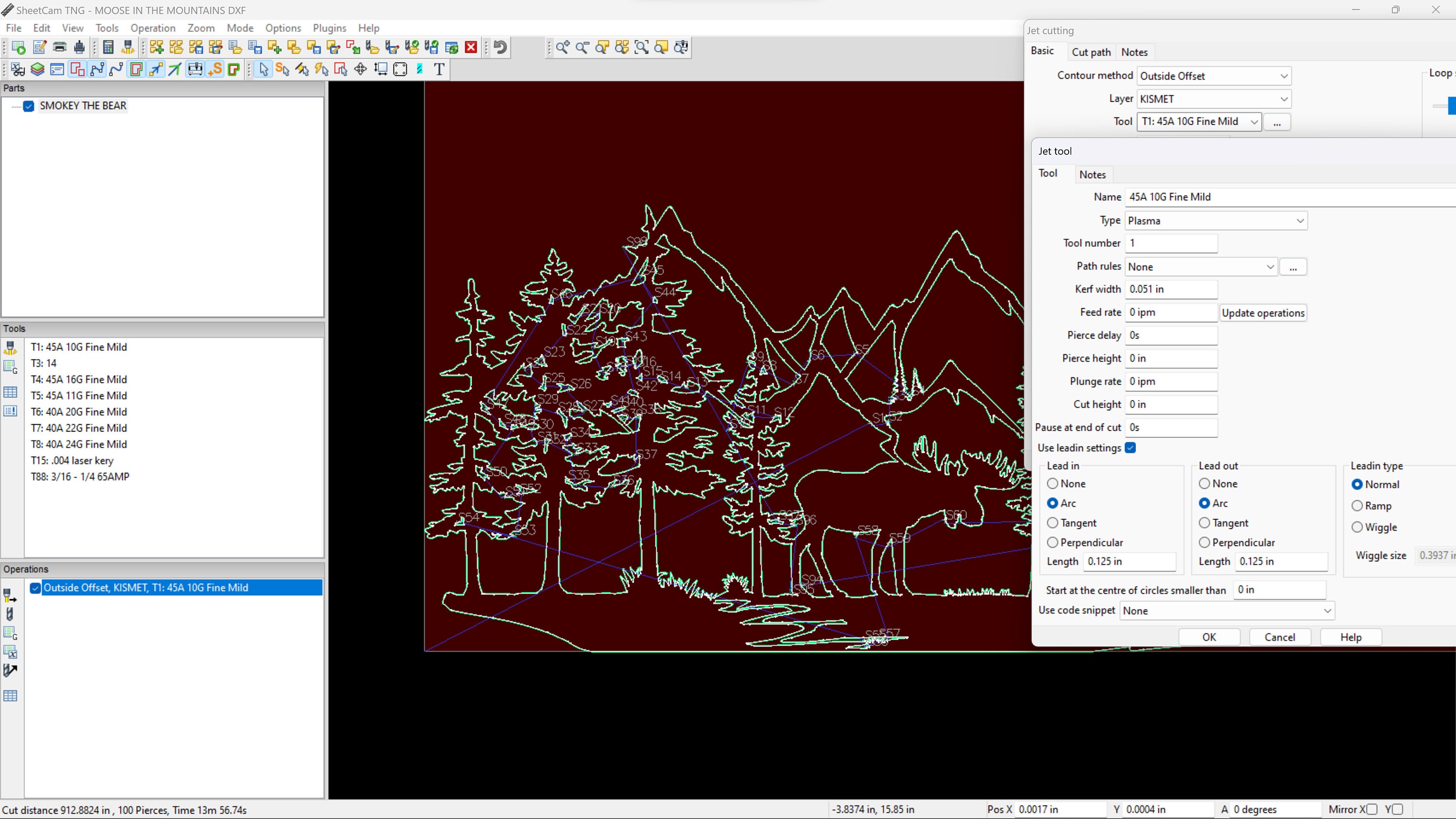 Nature Scene Dxf Files for Plasma, Moose Png Design Svg Files for Laser ...