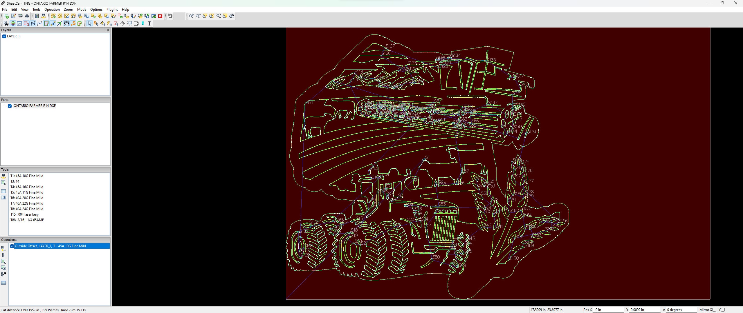 So God Made a Farmer Laser Cutting Files for Cnc, Farm Scene Svg File ...