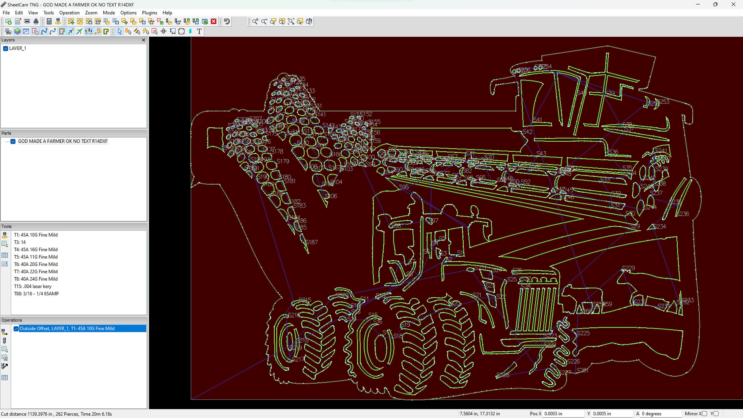 Farm Scene Cnc Plasma Dxf Files for Plasma Cutter, State of Oklahoma ...