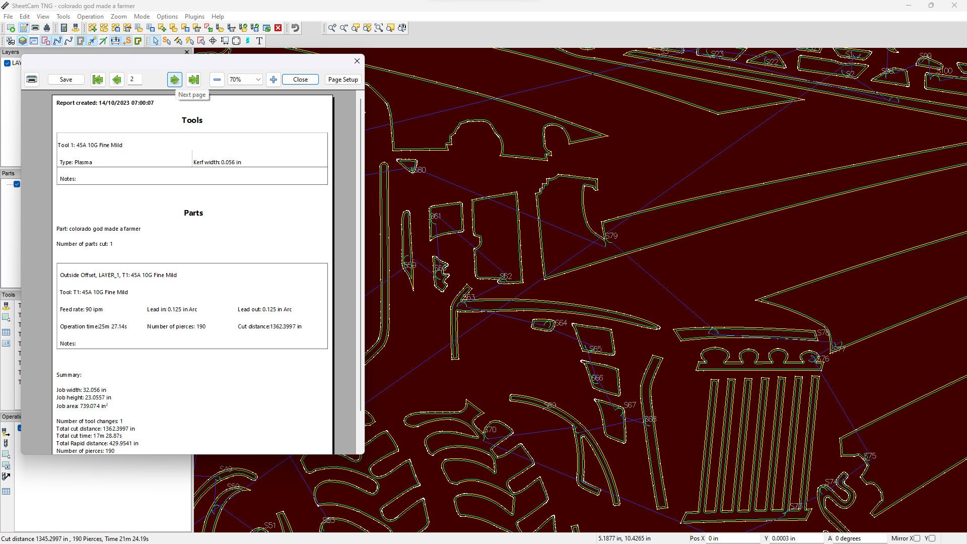 Colorado Sign Dxf File for Cnc Plasma, Custom Tractor Combine Svg Files ...