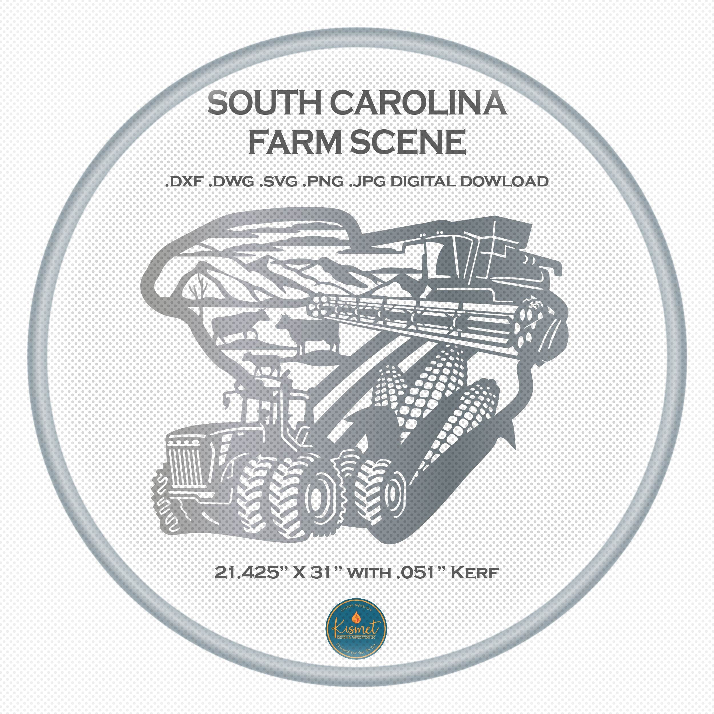 Custom Farm Sign Dxf Files for Cnc Plasma, Farm Scene Plasma Cut Files ...