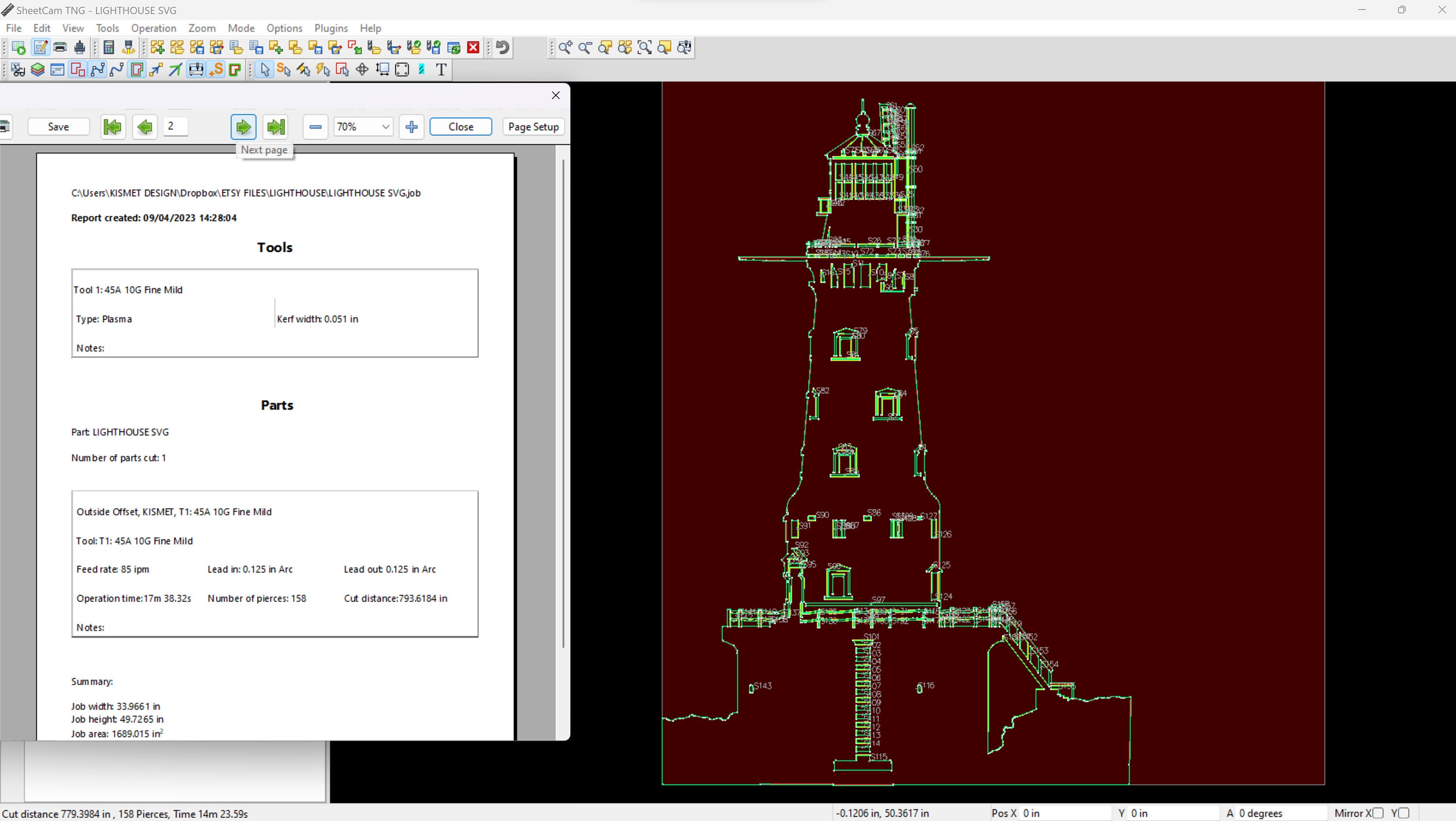 Lighthouse Sign Dxf File for Cnc Plasma, Light House Decor Dxf Cut ...