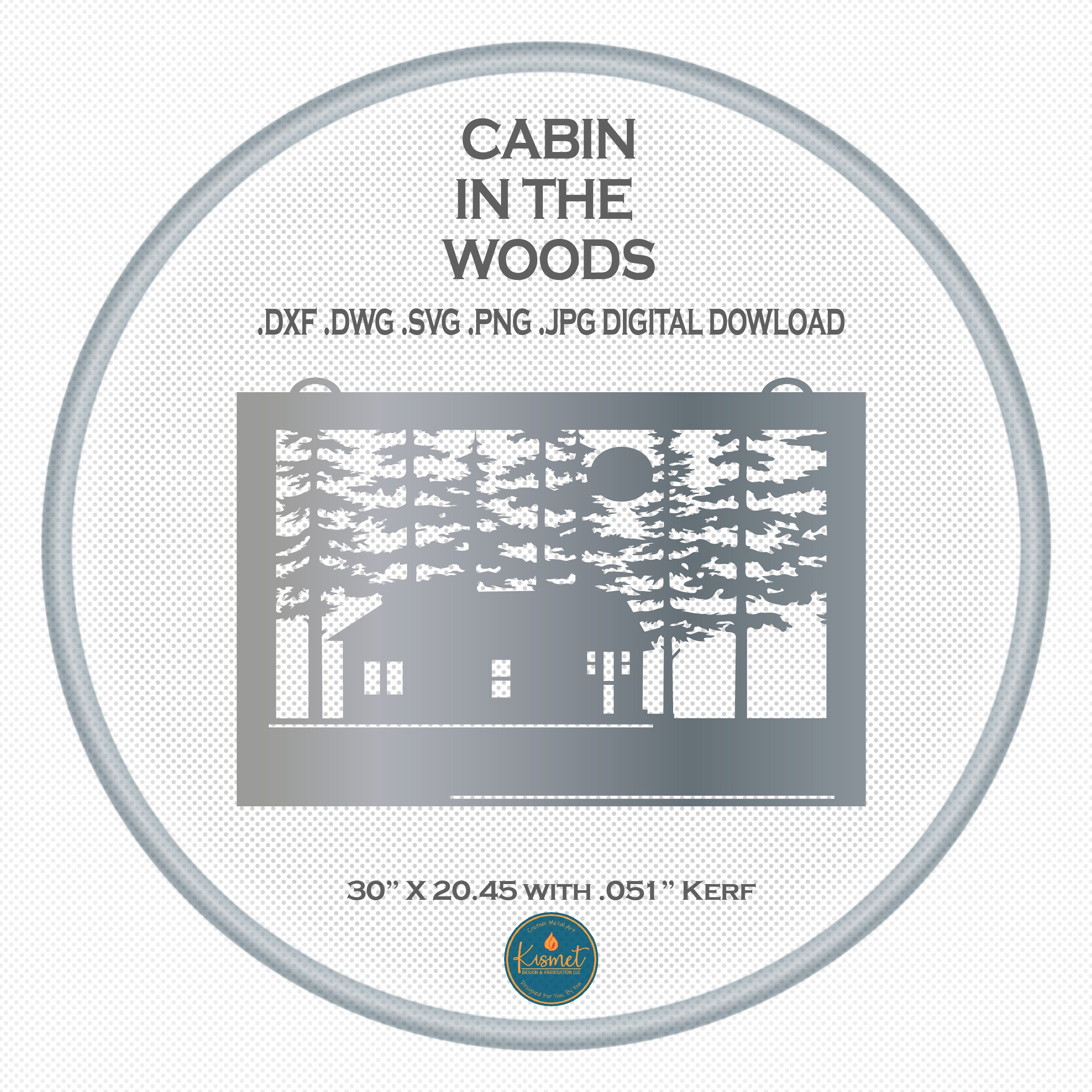 Cabin Sign Dxf File for Cnc Plasma Cutting, Cabin in the Woods Sign ...