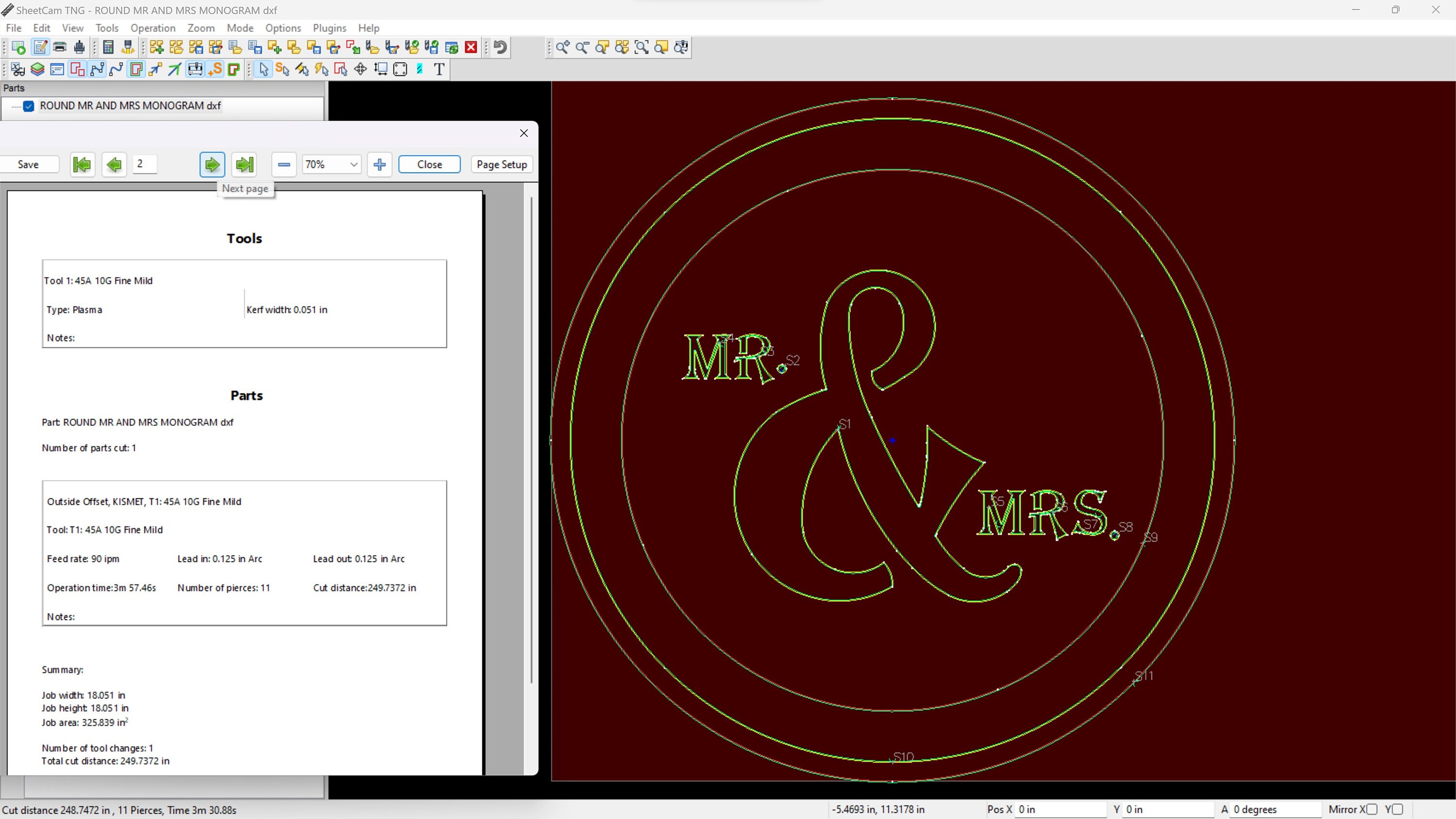 Personalized Wedding Dxf File for Cnc Plasma, Monogram Mr Mrs SVG Cut ...