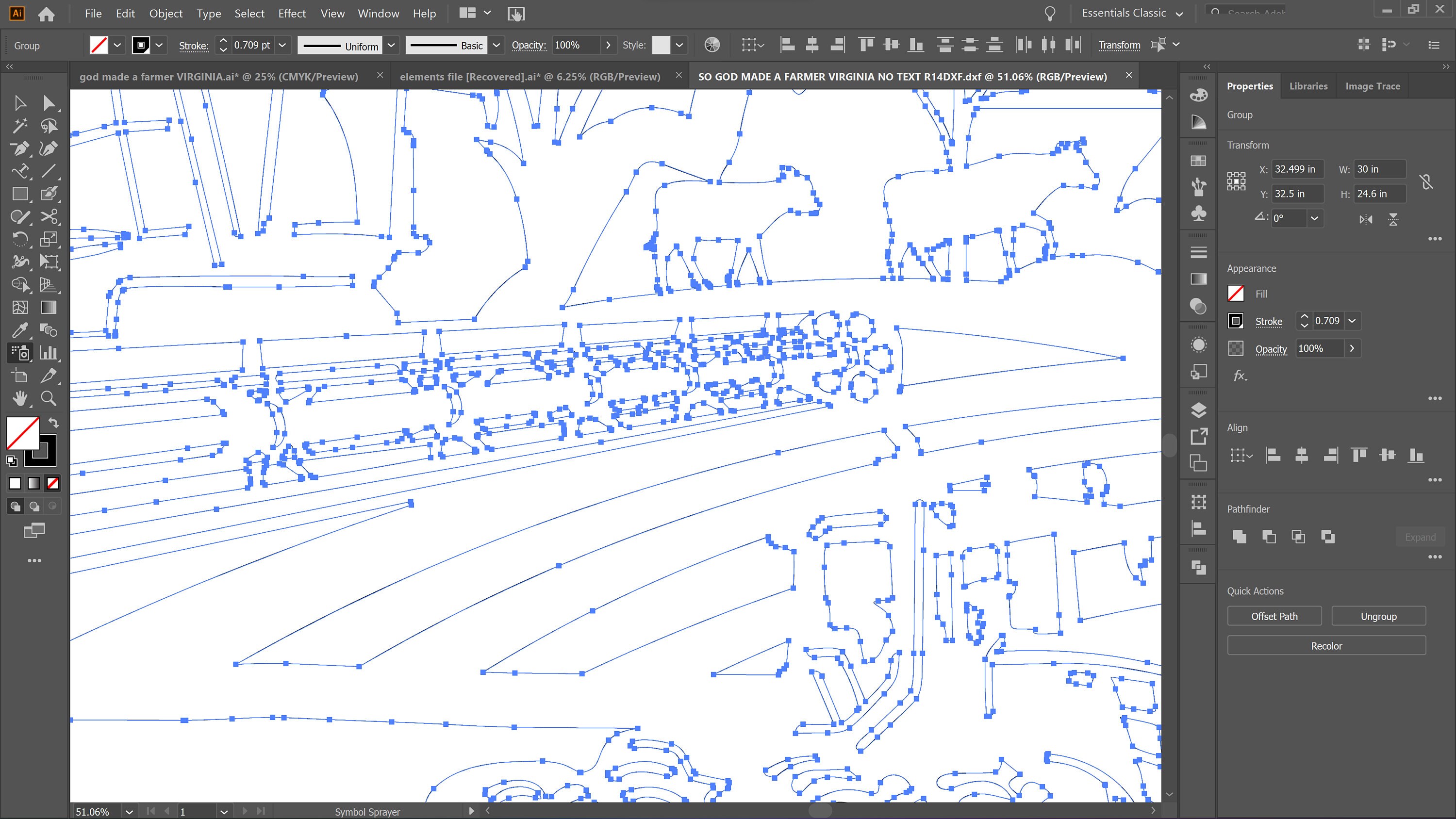 Farm Scene Cnc Plasma Dxf Files for Plasma Cutter State of - Etsy