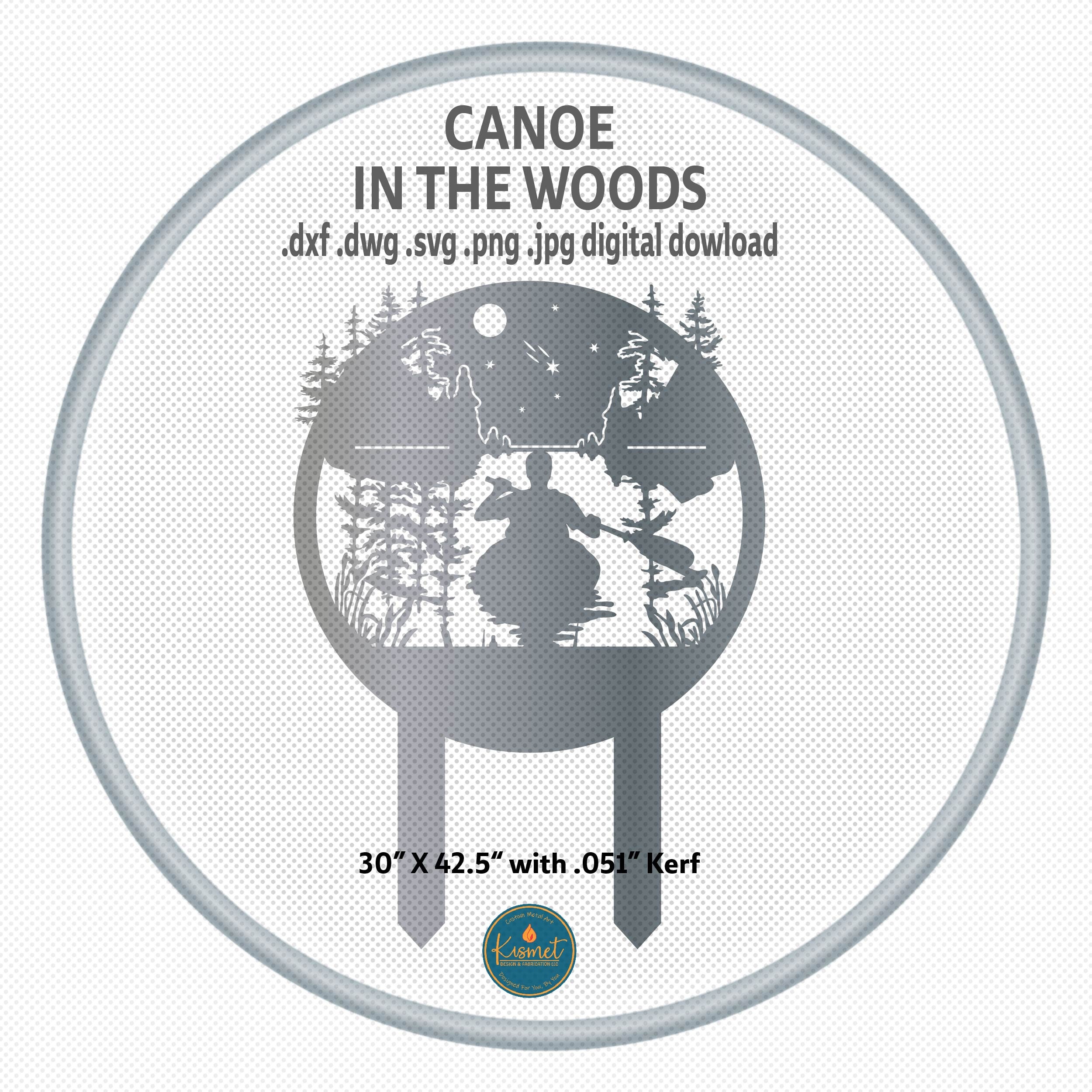 Lake Scene Personalized Sign SVG: Laser Cut File, CNC Plasma DXF ...
