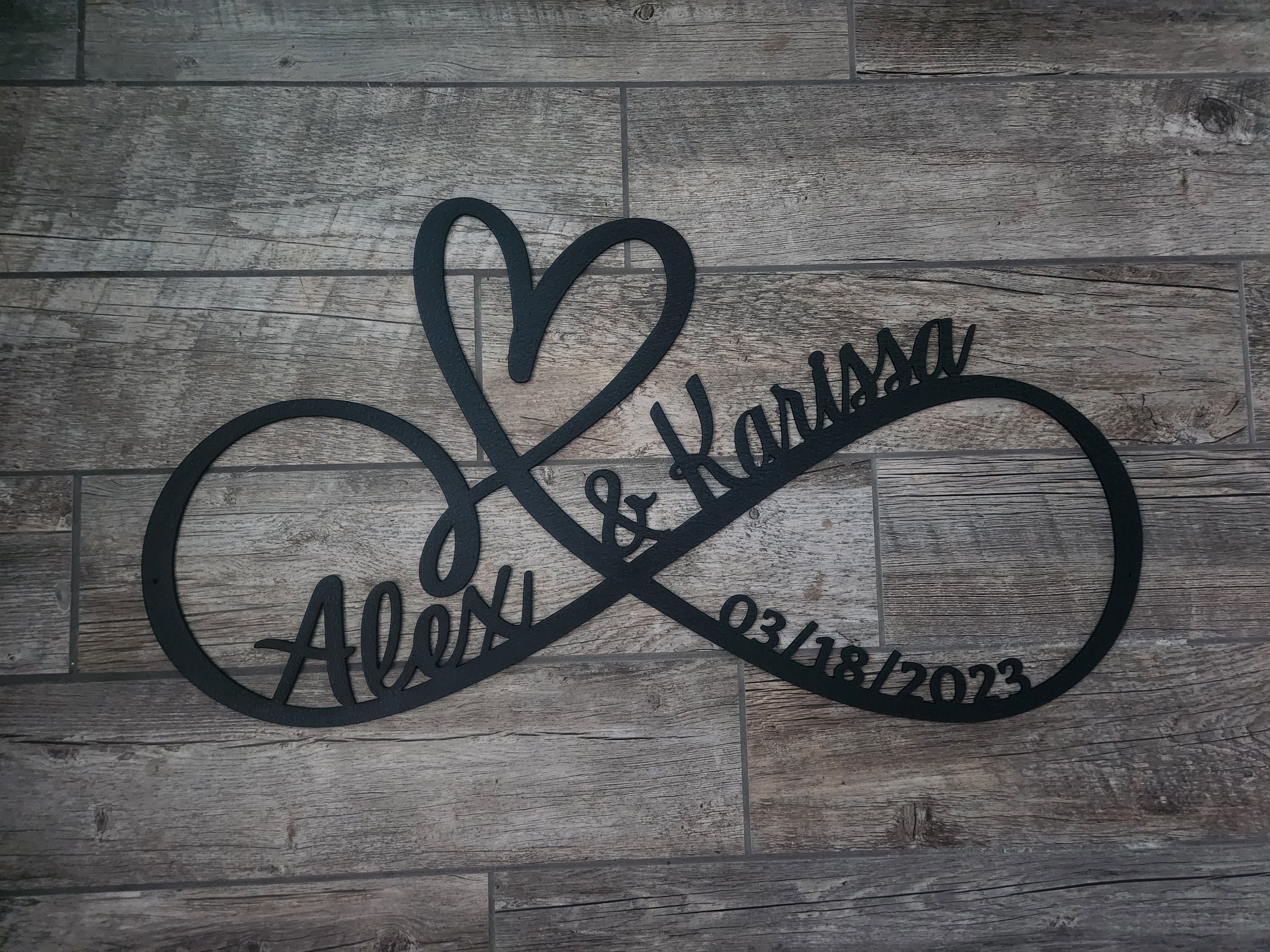 Infinity Symbol With Heart Dxf Files for Plasma Cutters, Monogram Svg ...