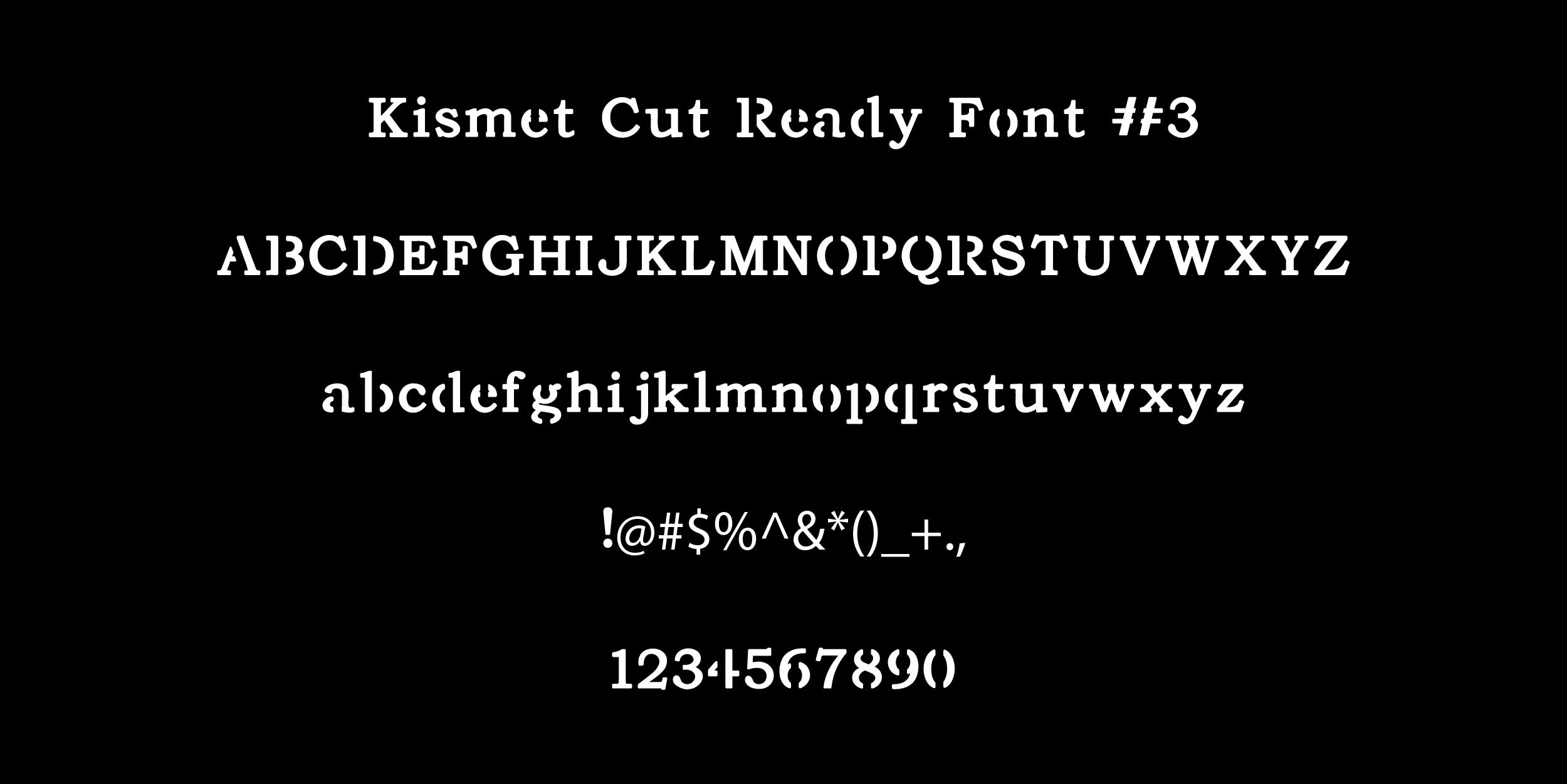 Font Svg Files for Cnc, Serif Font Ttf Digital Download, Stencil Font ...