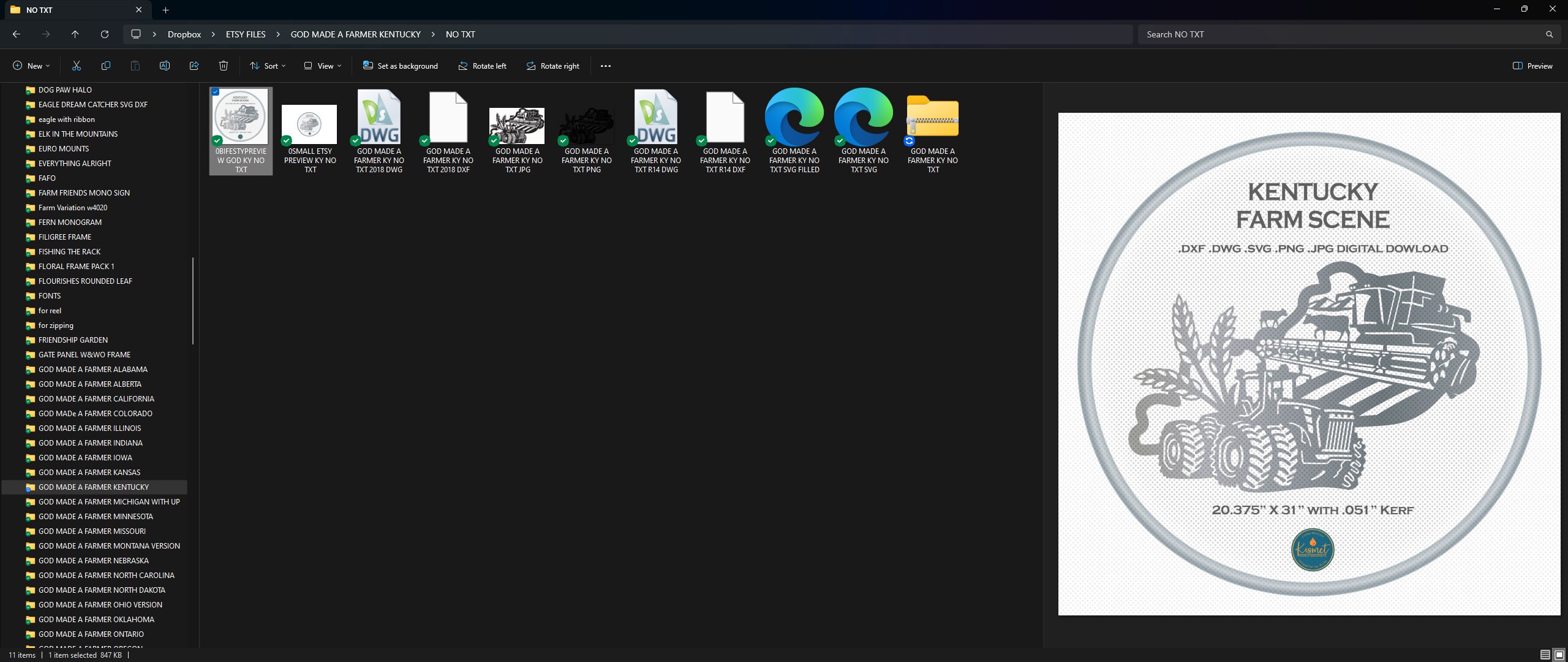 So God Made a Farmer Sign Dxf Files for Plasma Cutter, Custom Farm Sign ...
