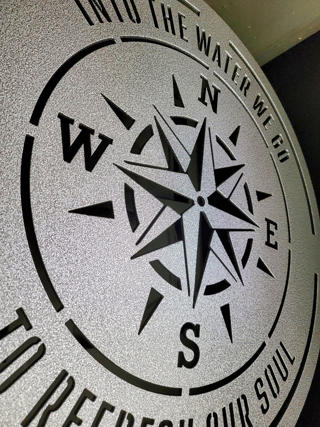 Compass Sign Dxf Files for Cnc Plasma Cutting, Adventure Sign Dxf Cut ...