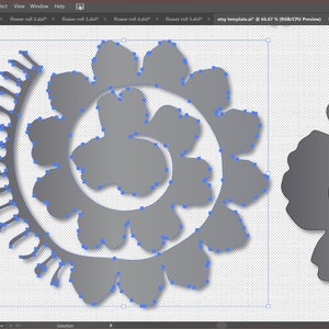 Rolled Flowers Svg, 3D Flowers Png Bundle, Metal Rose Dxf File for Cnc ...