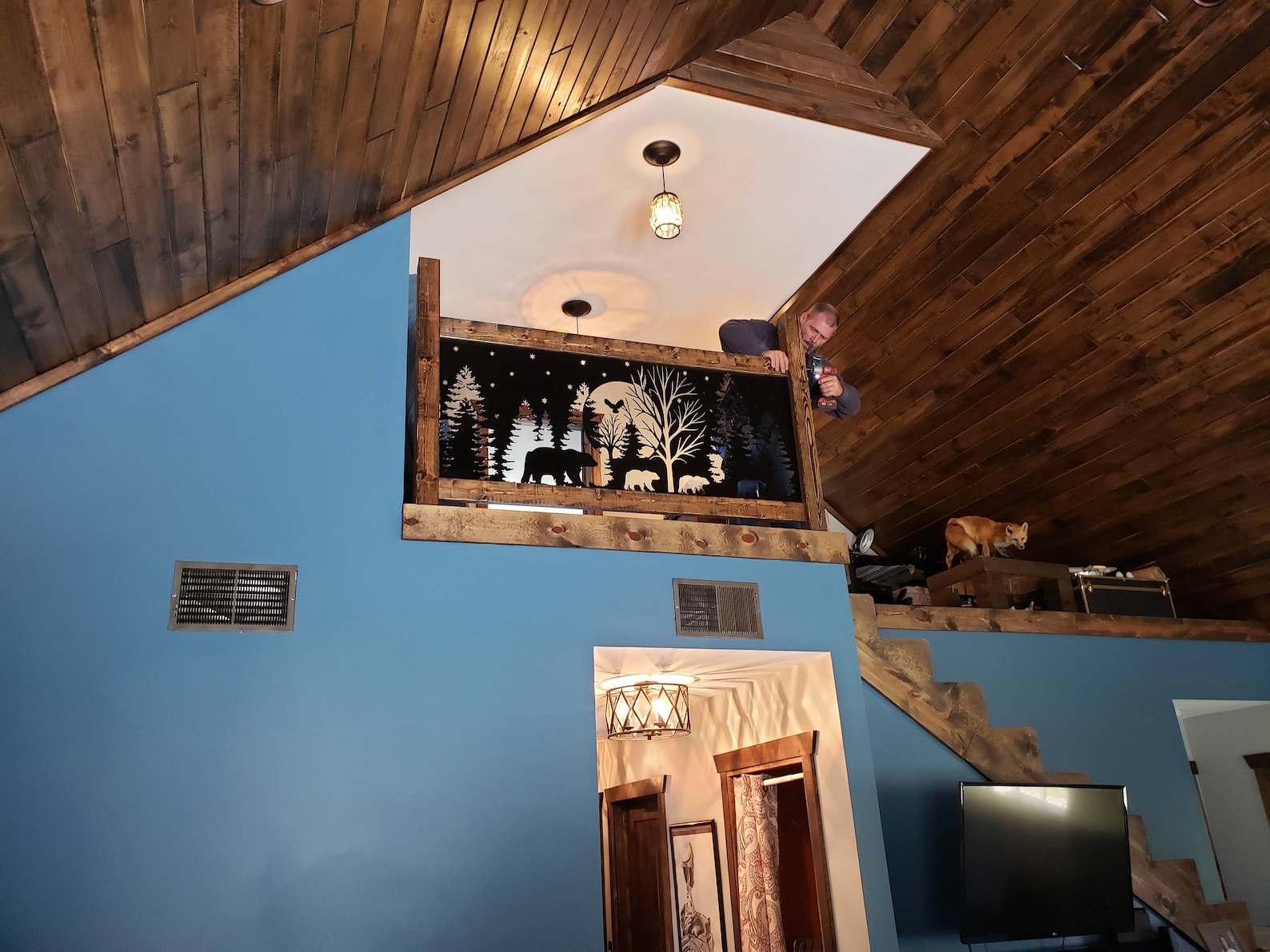 Bear Panel Dxf Files for Cnc Plasma Cutting, Nature Scene Svg Files for ...