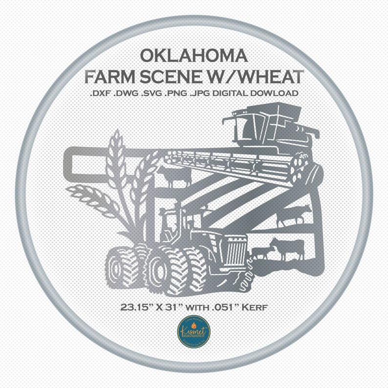 Oklahoma Sign DXF, Farm Signs SVG, Xtool PNG, Laser Cut Files, Cnc ...