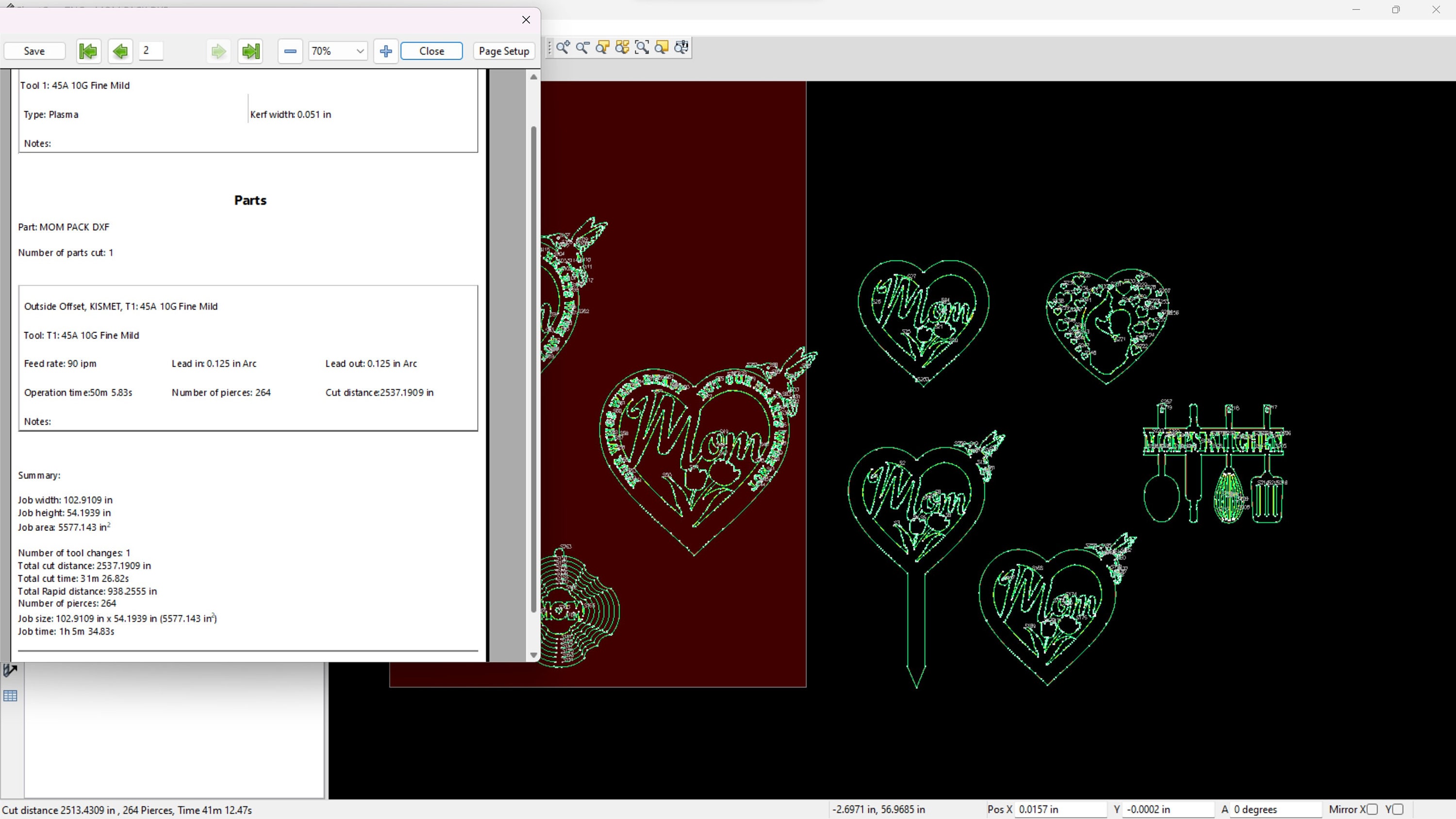 Mothers Day Dxf File Bundle for Plasma Cutting, Mom Svg File for Laser ...