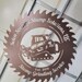 Stump Grinder Logo Sign Svg Files for Laser Cutter, Forestry Sign Dxf ...