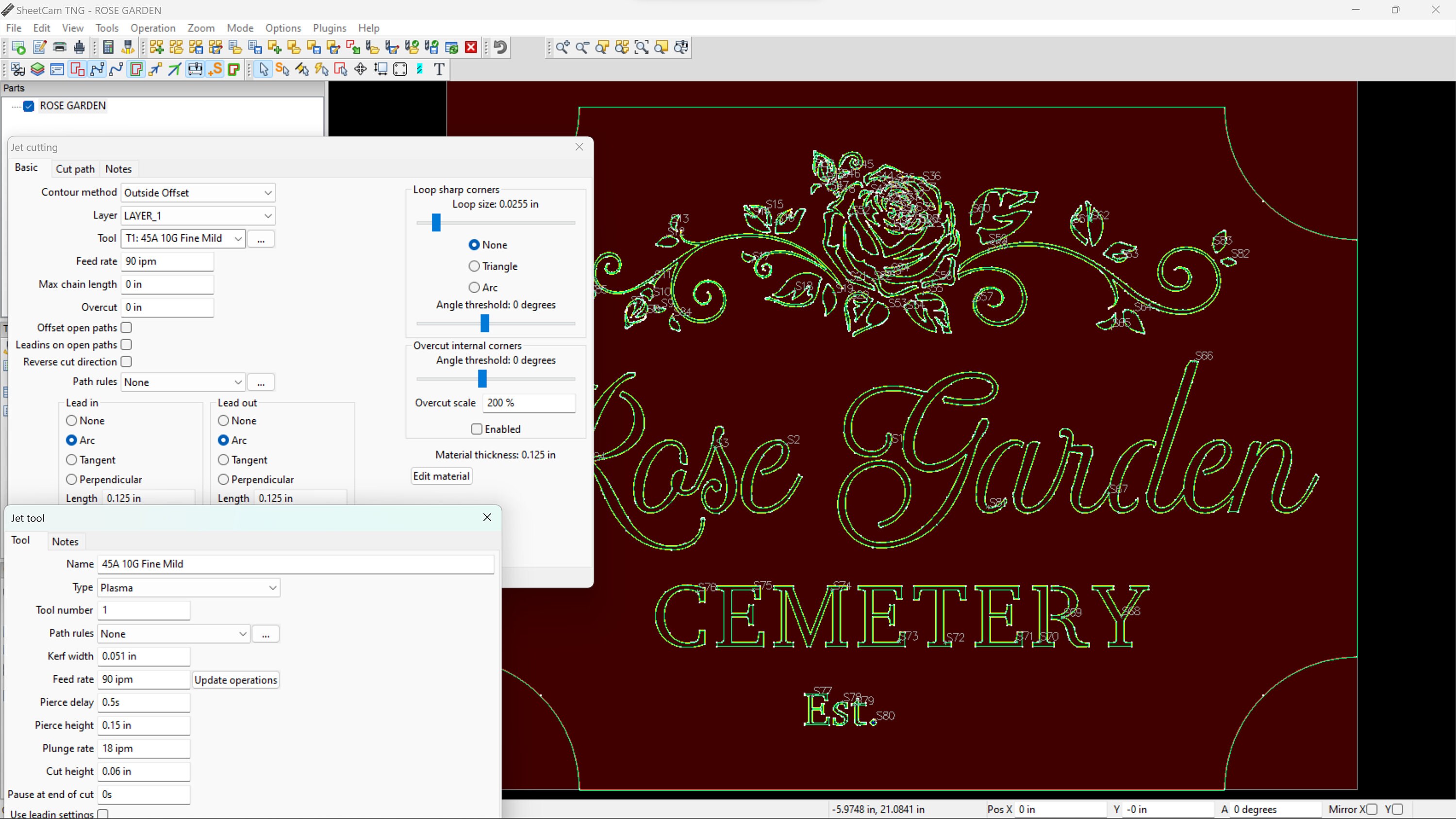 Metal Garden Sign Dxf Files for Plasma, Cemetery Sign Svg Files for ...