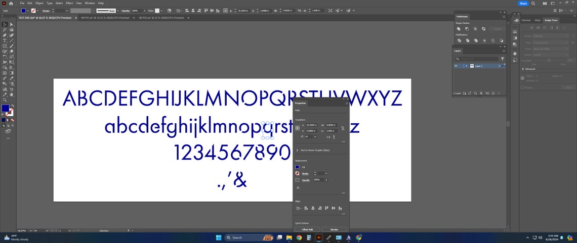 Font Dxf Font Files for Cnc, Unique Font Ttf Digital Download, Stencil ...