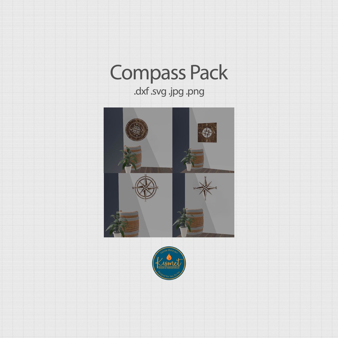 Compass Sign Dxf Bundle for Plasma, Adventure Sign Dxf Files for Laser ...