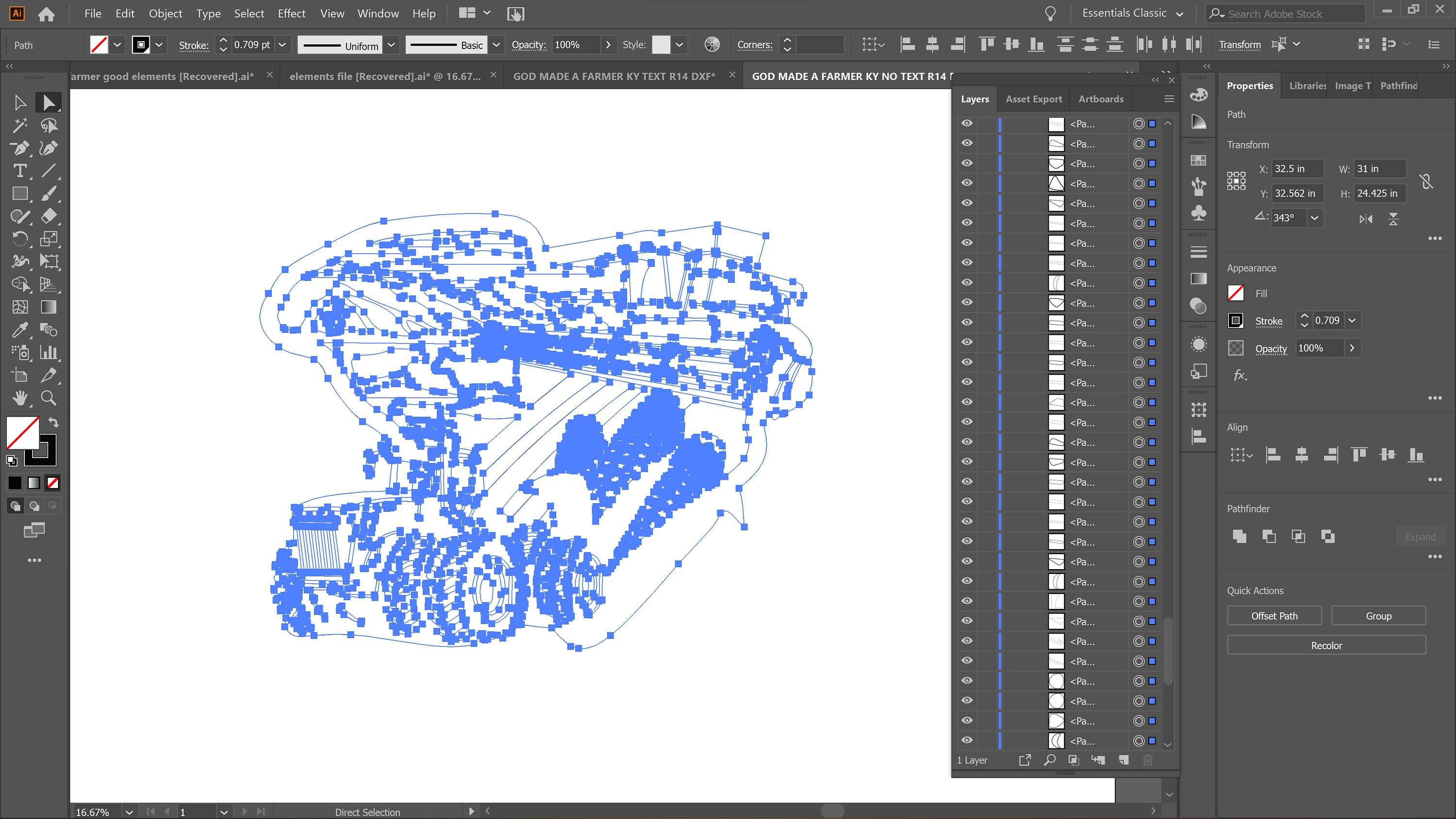 So God Made a Farmer Sign Dxf Files for Plasma Cutter, Custom Farm Sign ...
