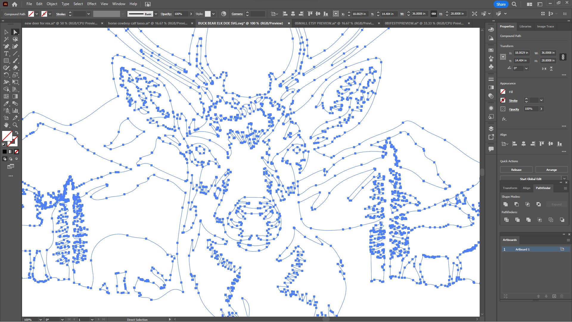 personalized whitetail deer dxf file for cnc plasma, bear dxf cut files ...