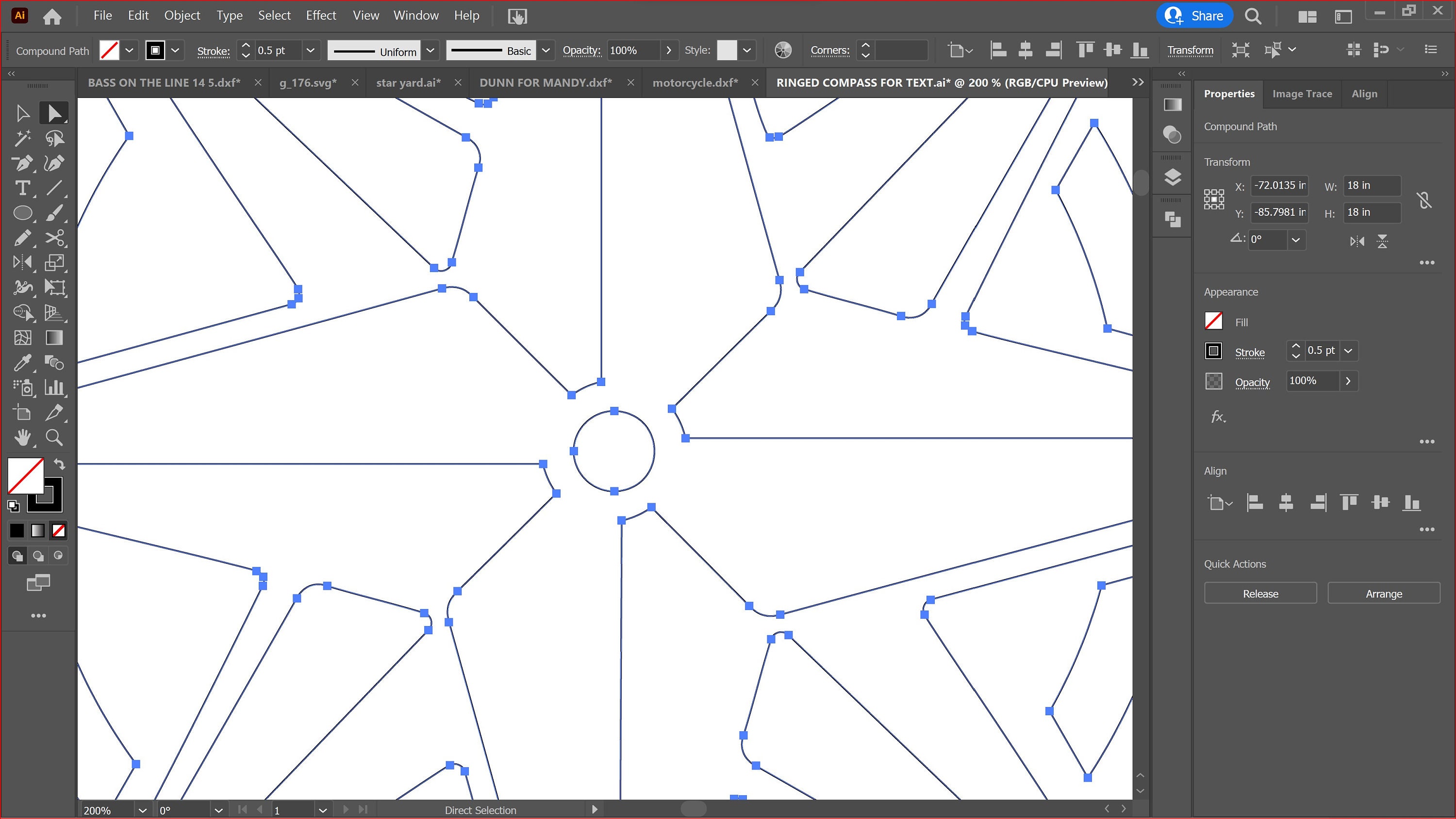 Compass Sign Dxf Files for Cnc Plasma Cutting, Adventure Sign Dxf Cut ...