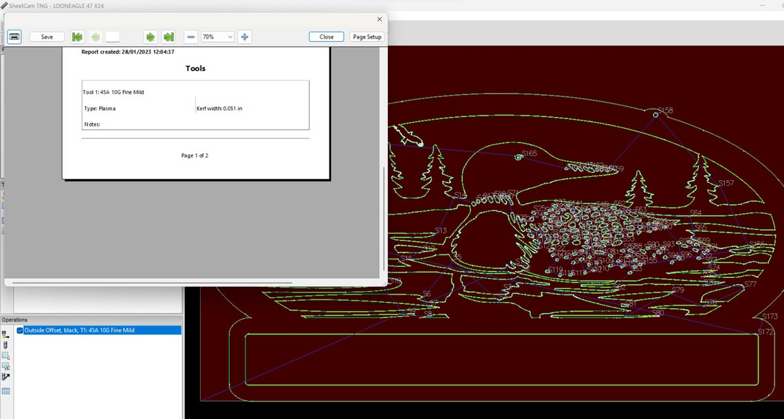 Common Loon Sign Cut File for Plasma Cutter, Personalized Dxf File for ...