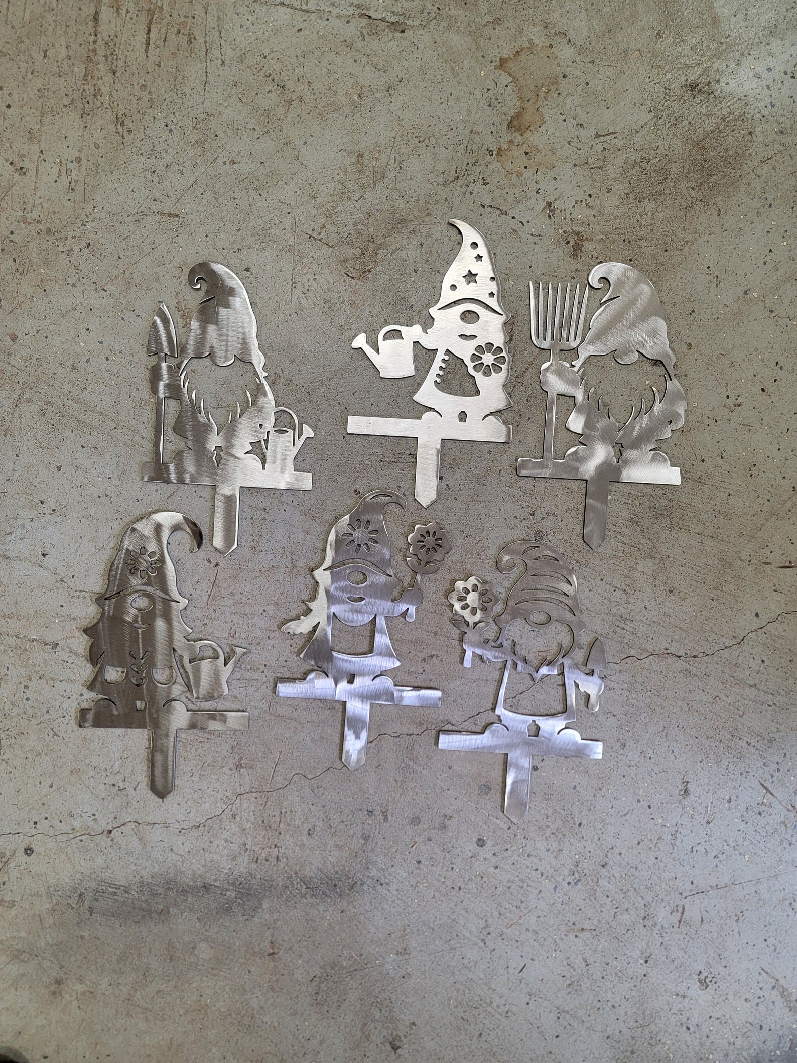 Cute Gnome Dxf File Bundle Cut Files for Cnc Plasma Cutter, Garden ...