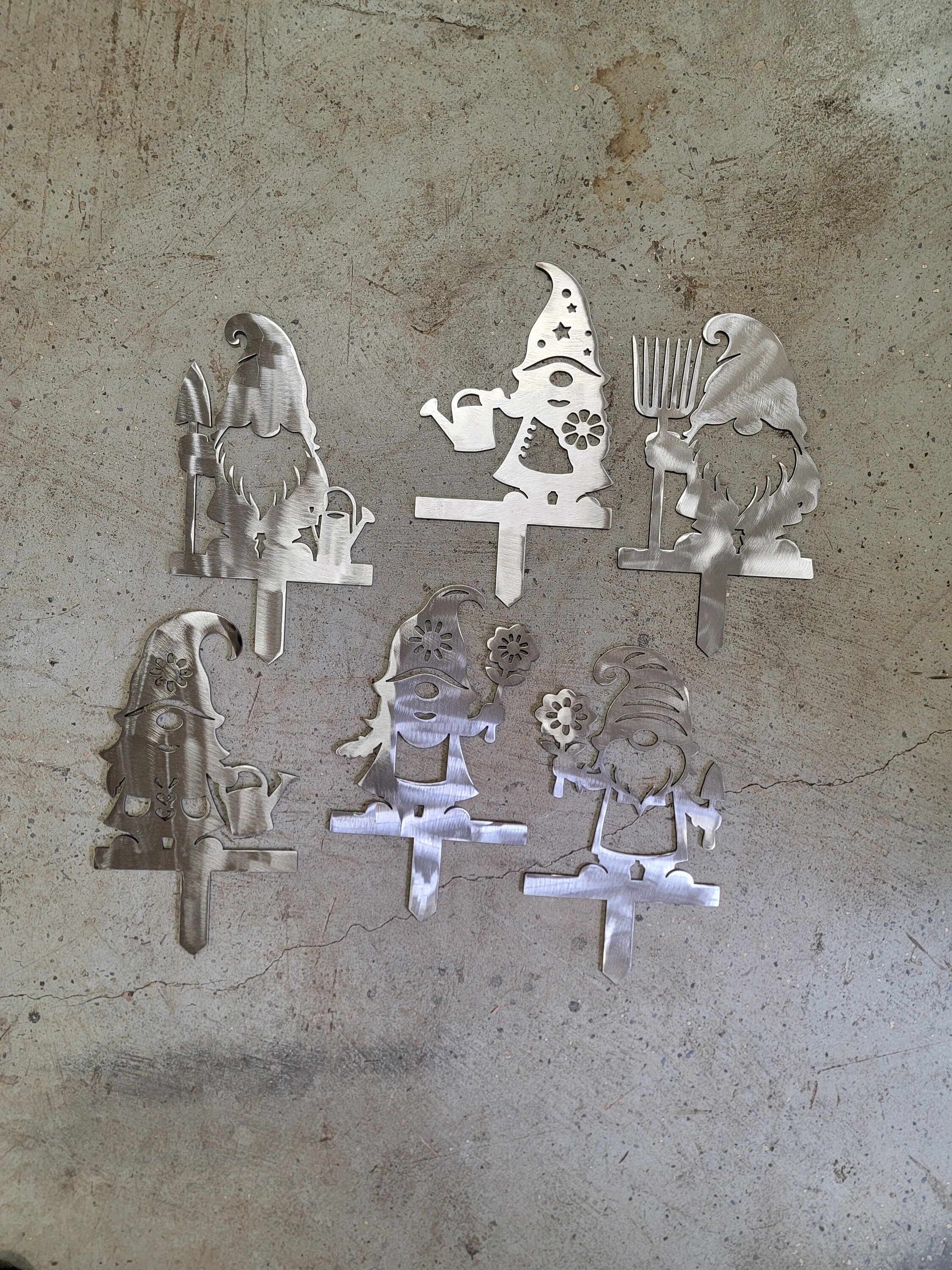 Cute Gnome Dxf File Bundle Cut Files for Cnc Plasma Cutter, Garden ...