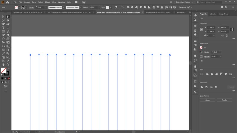 Common Line Cutting Slats Dxf Files for Cnc Plasma, Replacement Slats ...