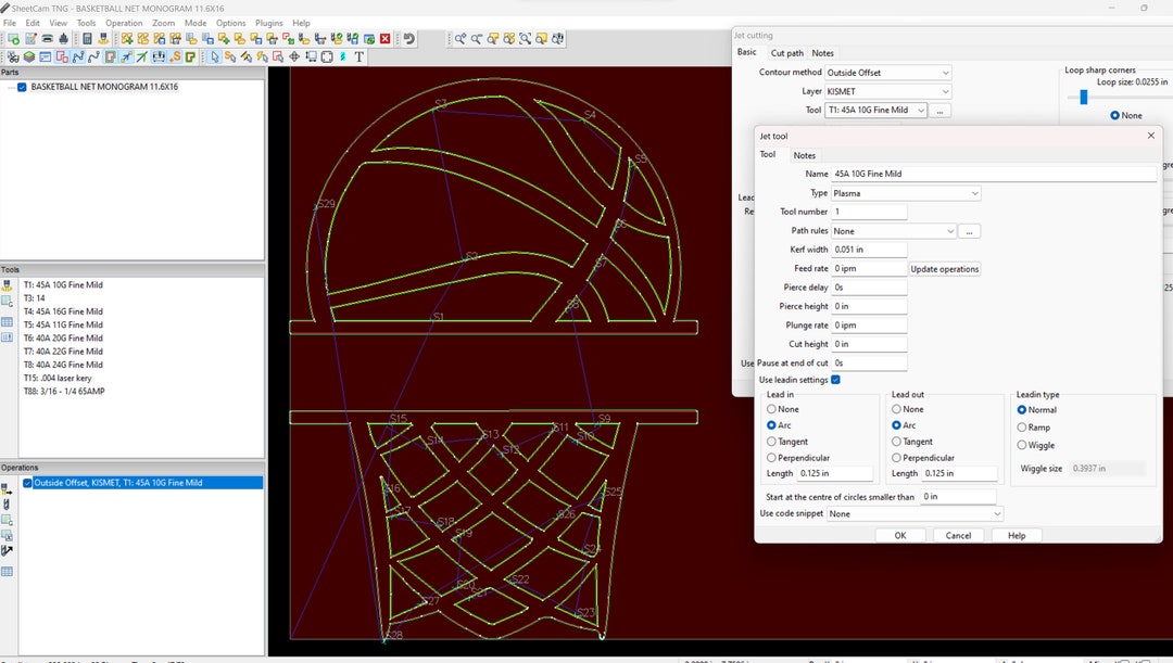 Personalized Basketball Dxf File for Cnc Plasma Cutting, Custom ...