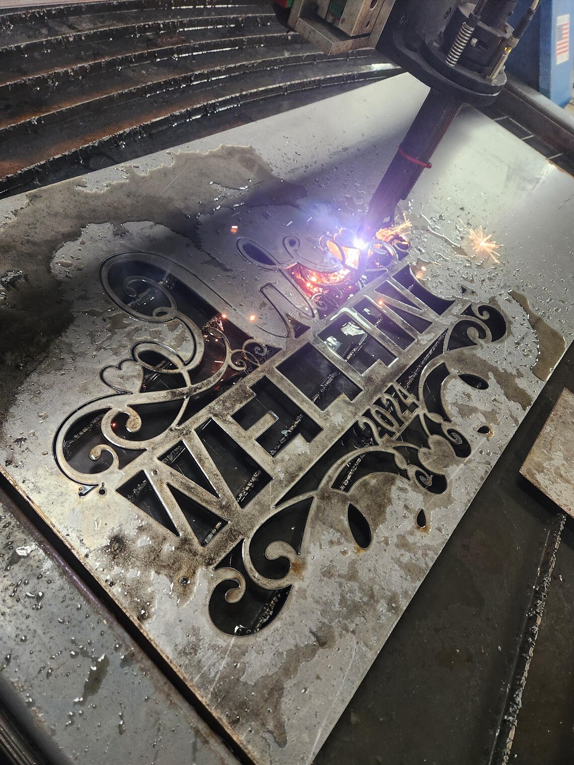 Split Letter W Monogram SVG DXF: Plasma Laser Cut File (digital ...