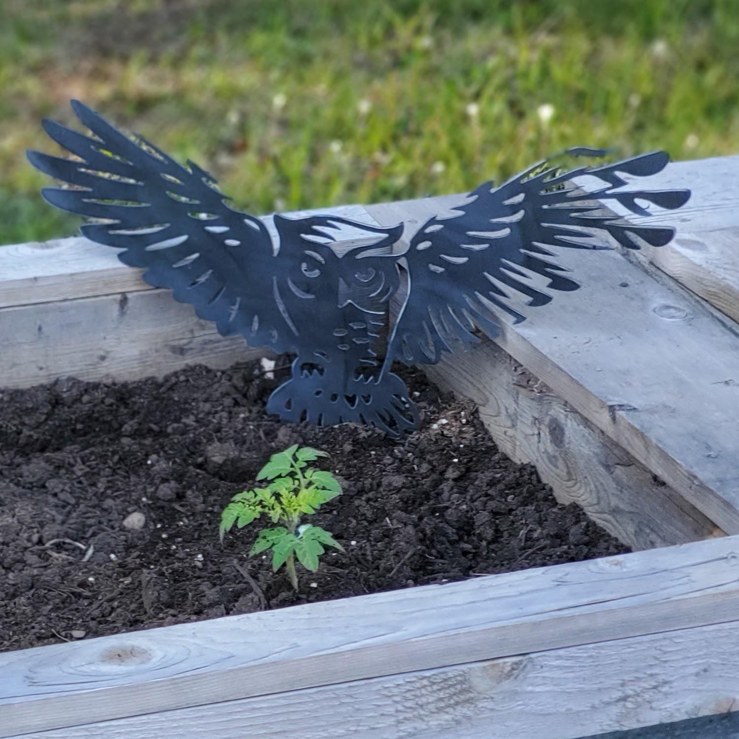 Garden Stake Dxf File for Cnc Plasma Table, Garden Owl Svg File for ...