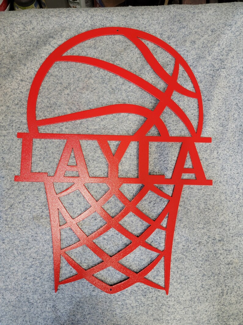 Personalized Basketball Sign SVG, CNC Plasma, Laser Cut File (digital ...
