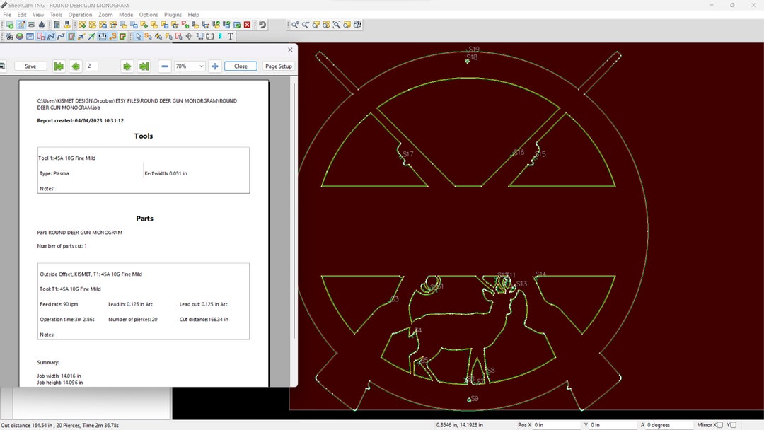 Personalized Deer Dxf Files for Plasma Cut, Hunting Png Files for Laser ...