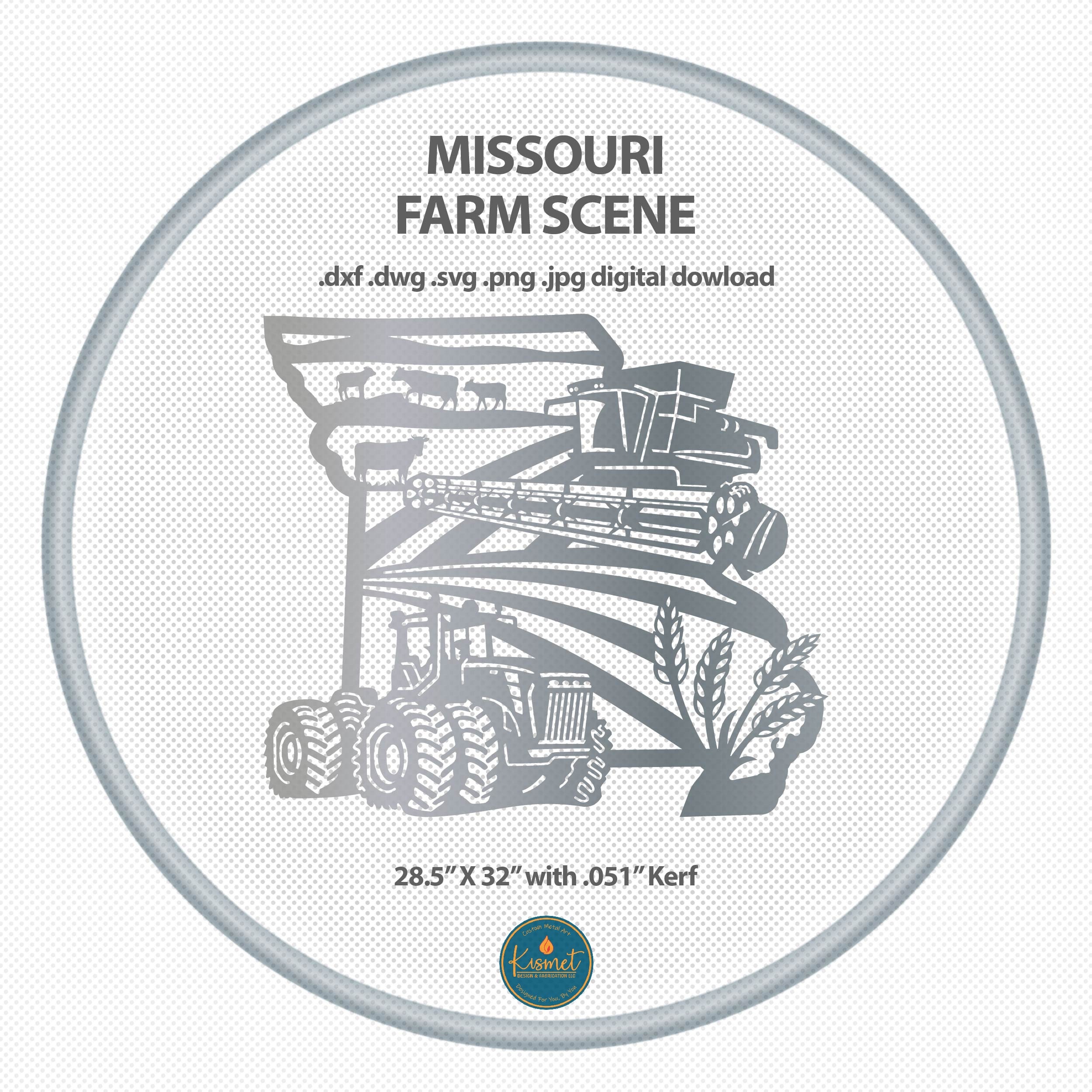 Missouri Sign Laser Cutting Files for Cnc, God Made a Farmer Sign Dxf ...