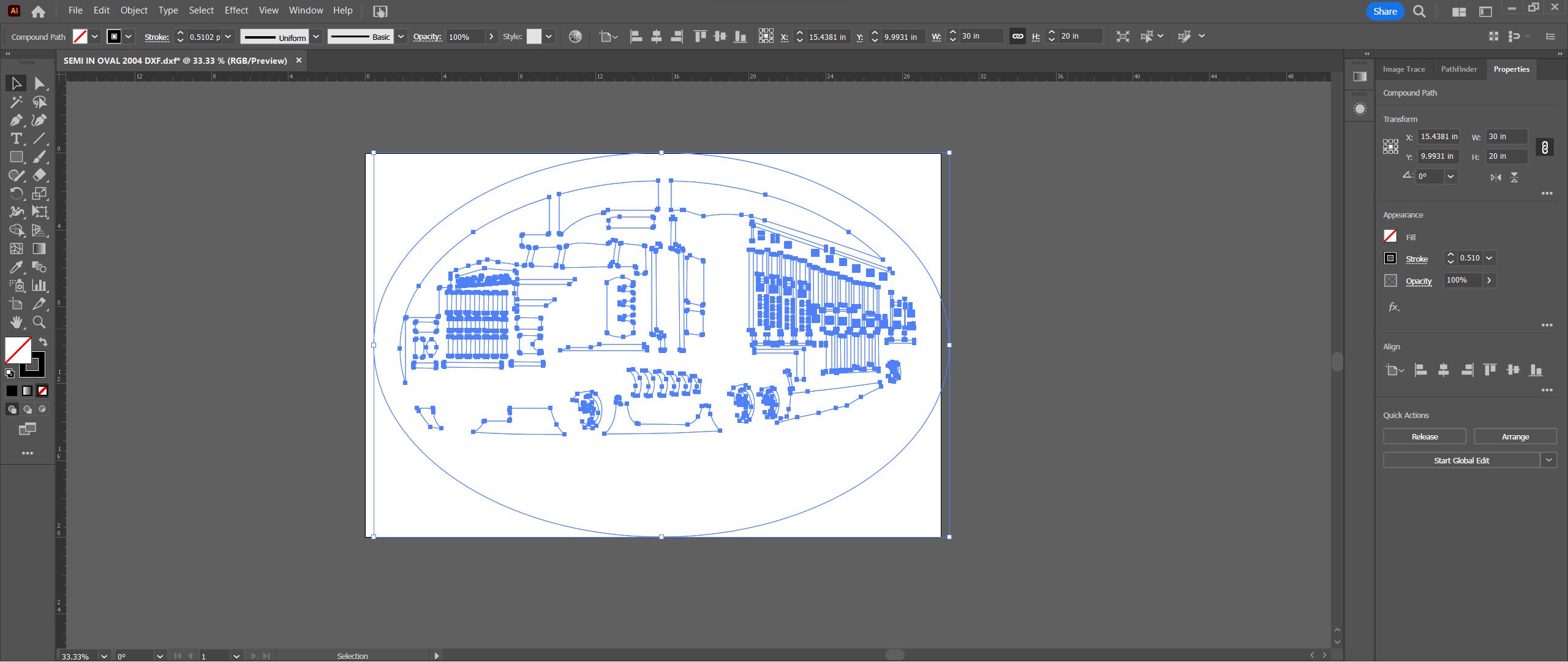Semi Truck Dxf File for Cnc Plasma Cut File, Tractor Svg Files for ...
