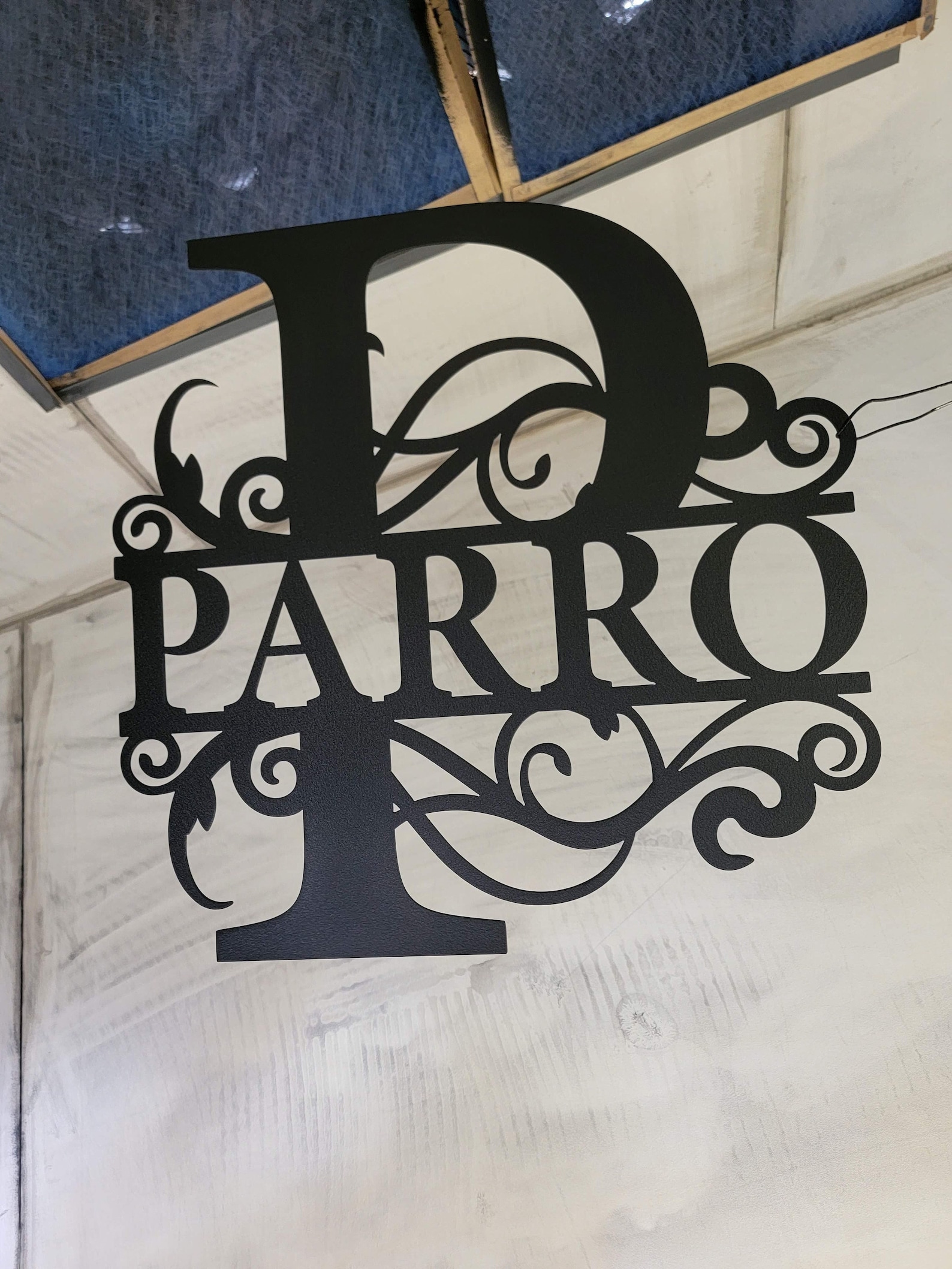 Split Letter Monogram Dxf File for Plasma Cutting, Letter P Monogram ...