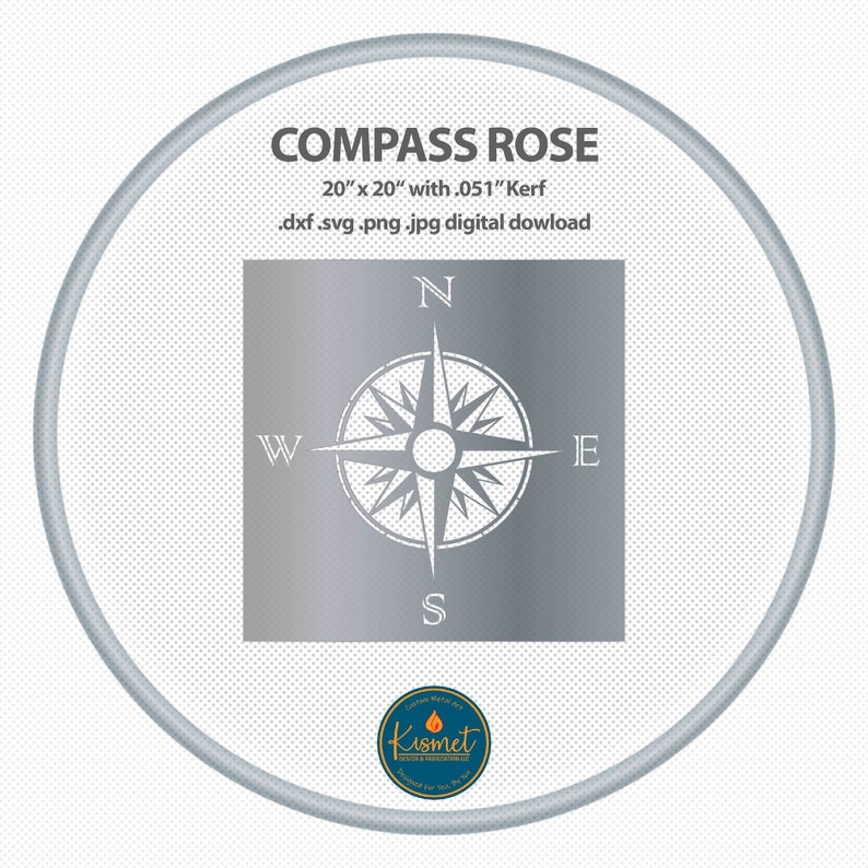 Compass Sign Dxf Files for Plasma Cutter, Adventure Sign Dxf Cut Files ...