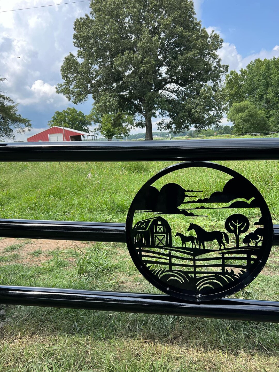 Horse Farm Sign Dxf File for Cnc Plasma Cutting, Horse Svg File for ...