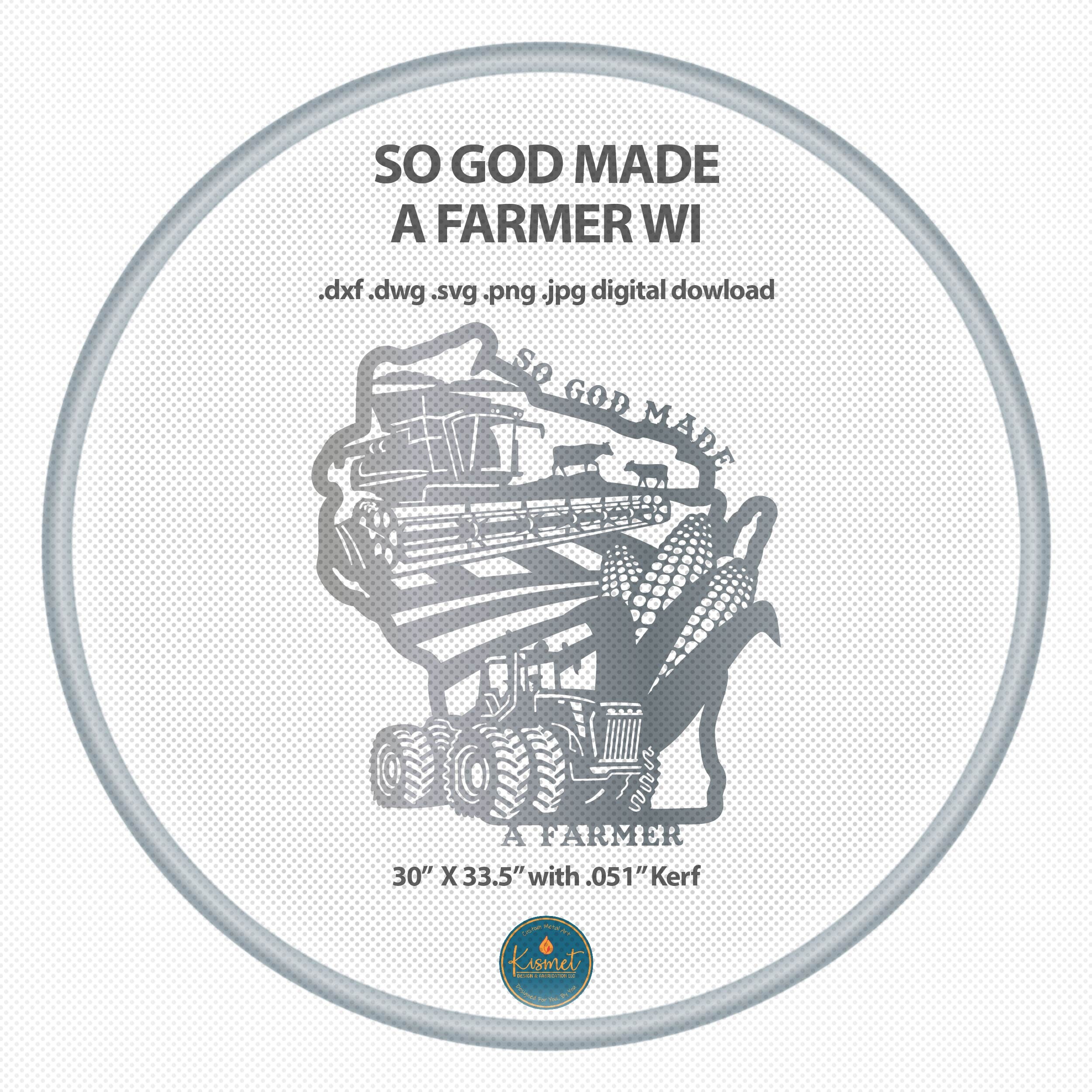 Farm Sign Dxf File for Cnc Plasma, Wisconsin Farm Scene Svg Files for ...