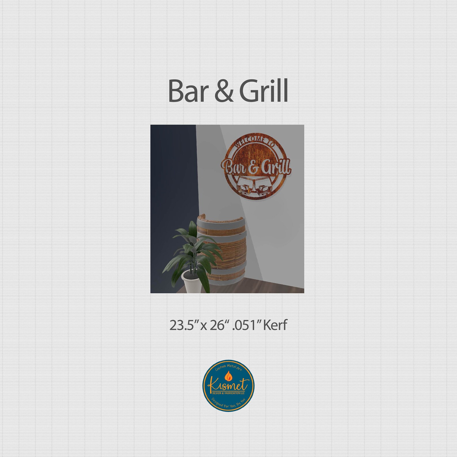 Bar Grill Dxf Files for Cnc Plasma Cutting, Grill Svg Files for Laser ...