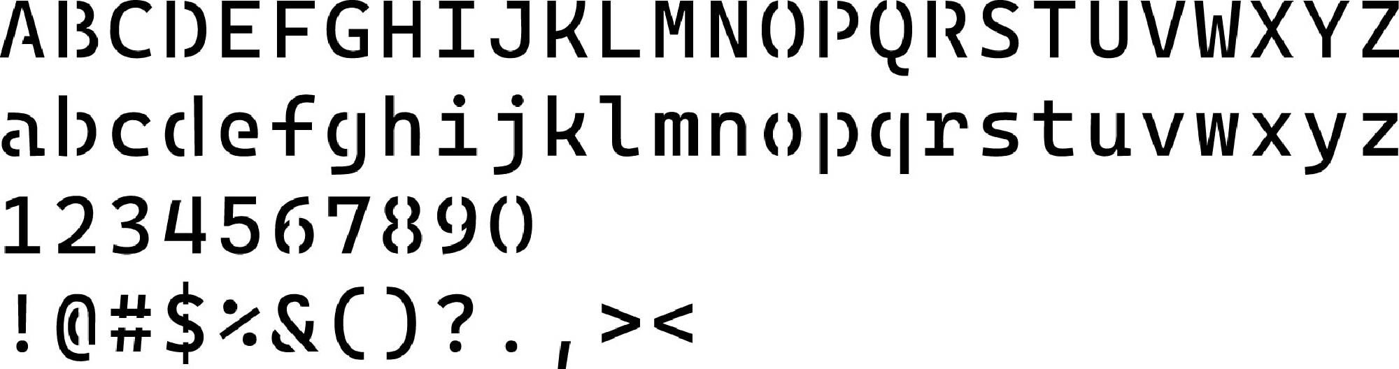 Font Svg Files for Cnc Sans Serif Font Ttf Digital Download - Etsy ...