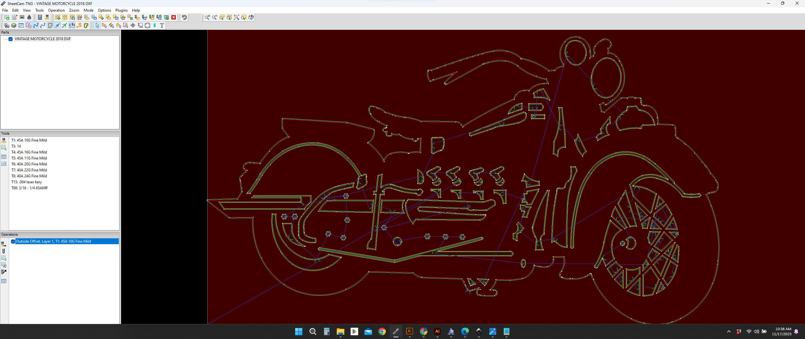 Vintage Motorcycle Sign Dxf Files for Cnc Plasma Cutting, Motorcycle ...