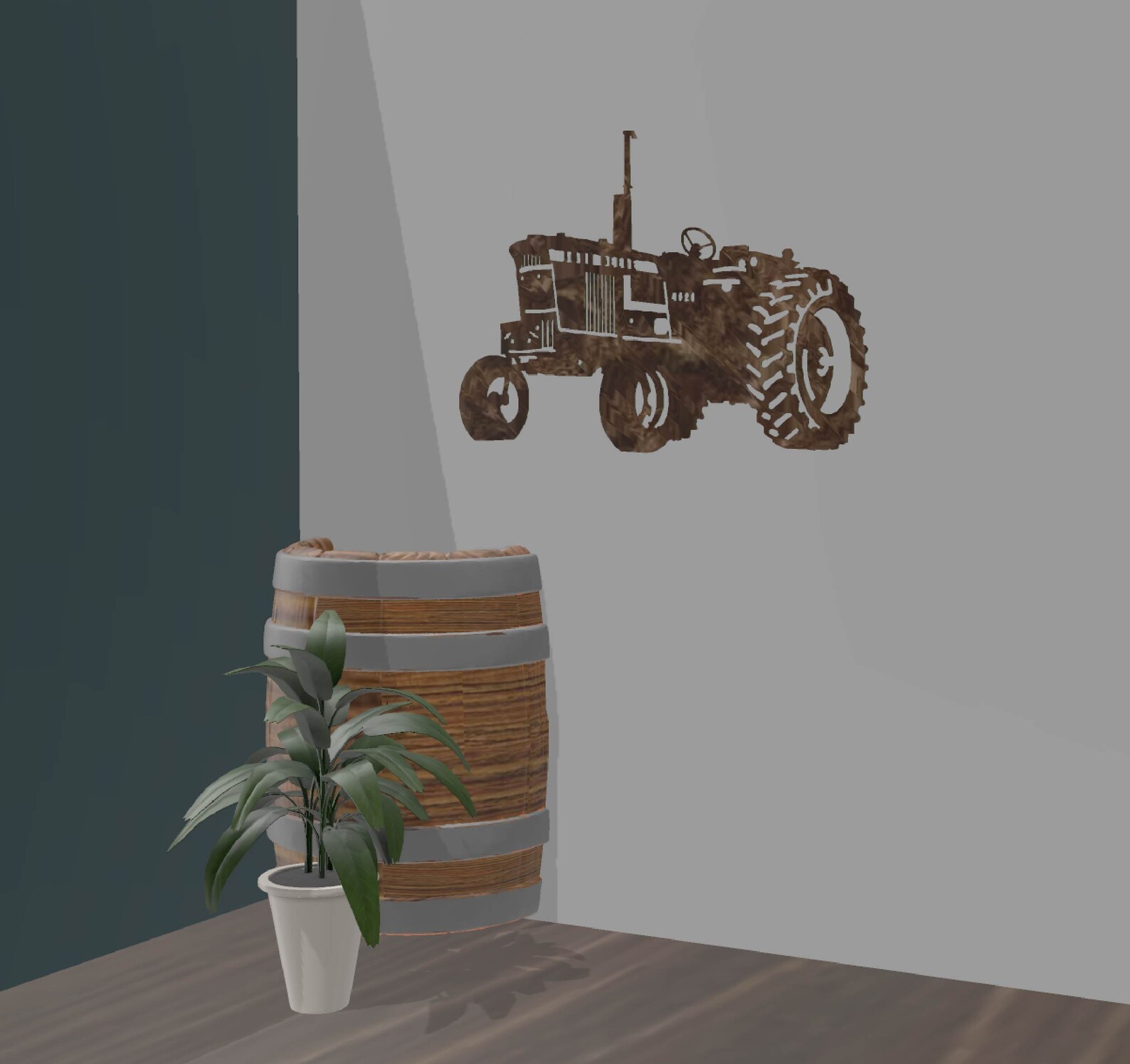 Tractor Dxf for Cnc Plasma, Farm Tractor Cut Files for Laser Cutting ...